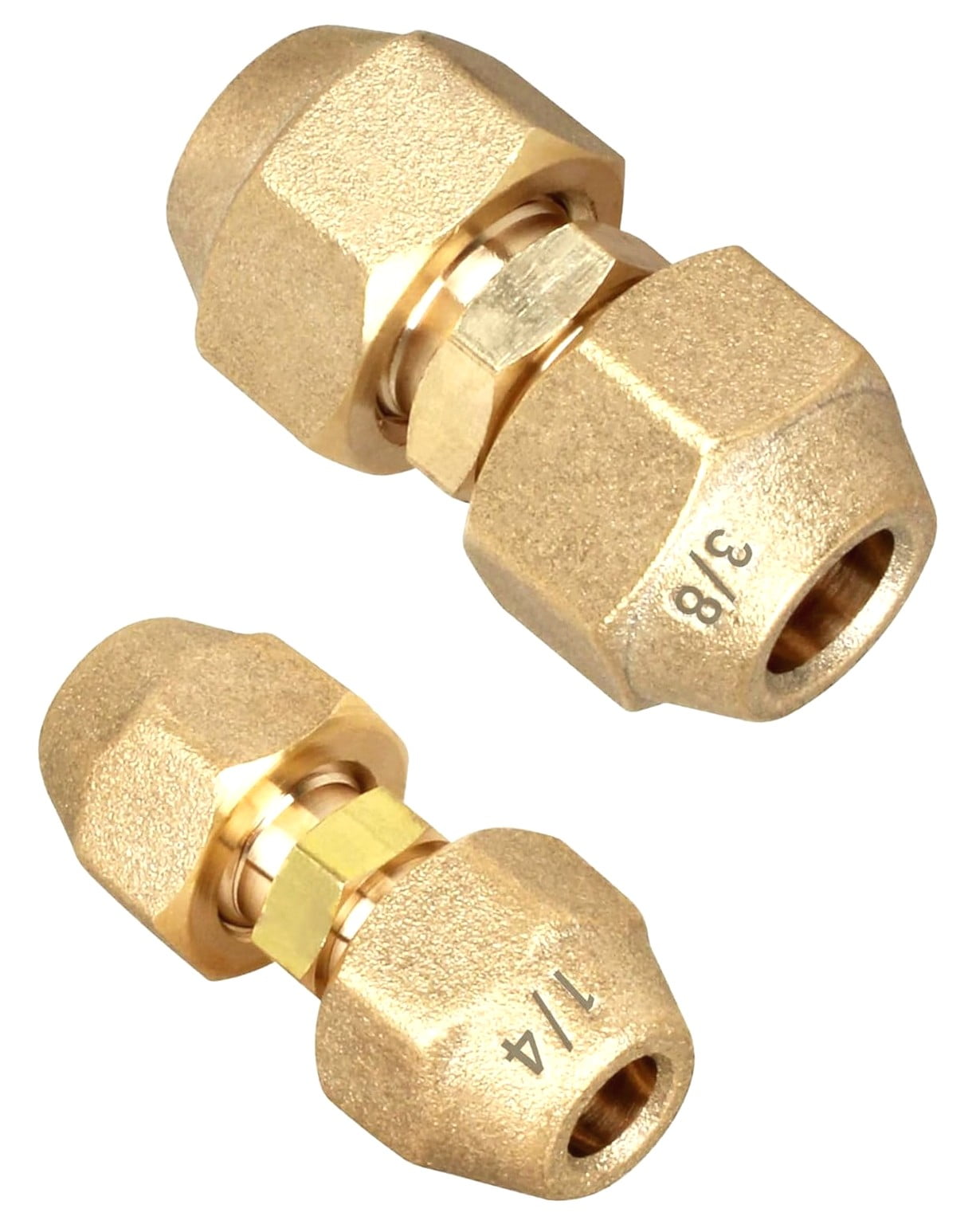 Hyjoy Air Conditioning Pipe Connectors with Flare Nuts and Fittings for ...