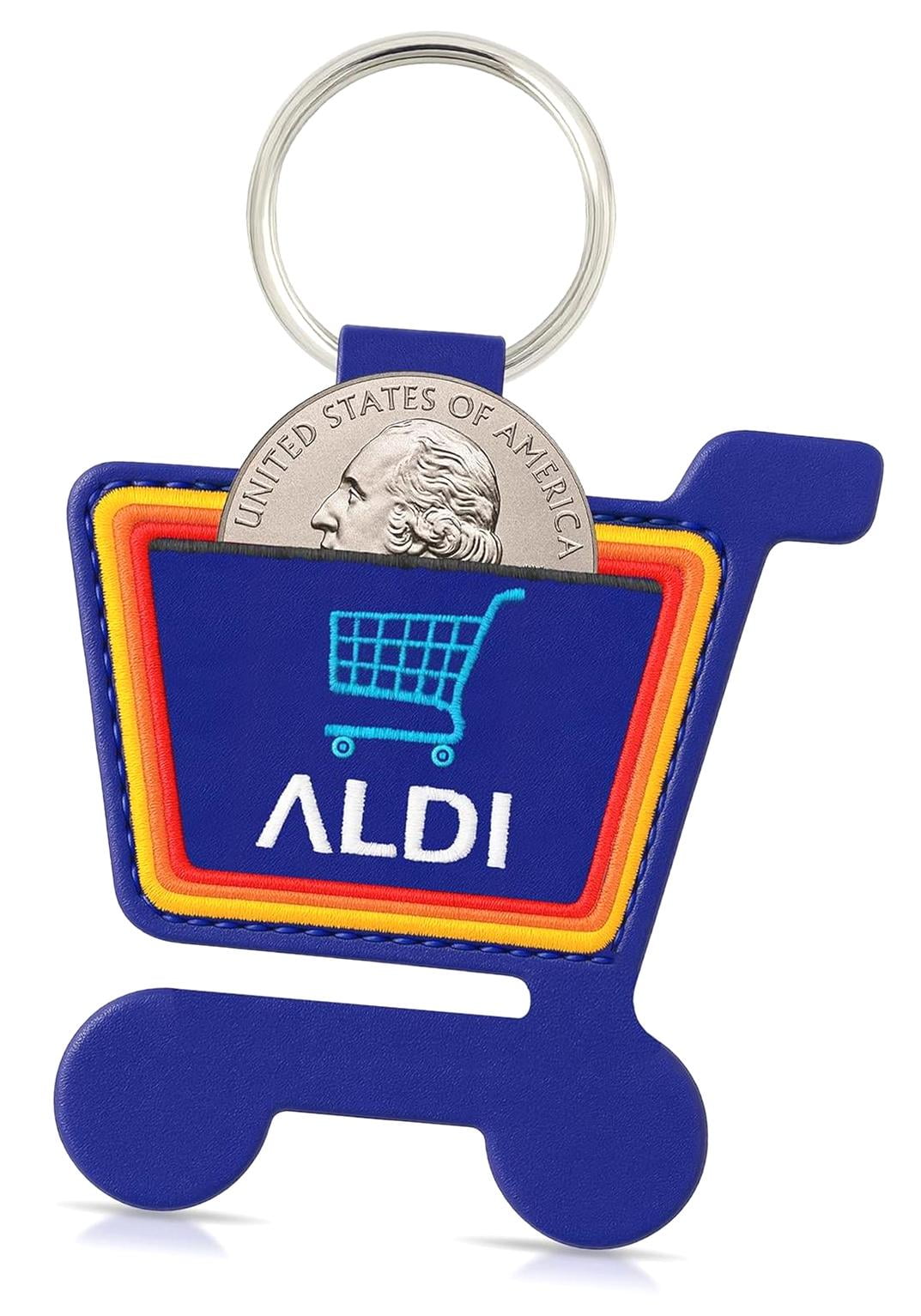 Hyjoy Aldi Shopping Cart Keychain – Aldi Quarter Holder Keyring for ...