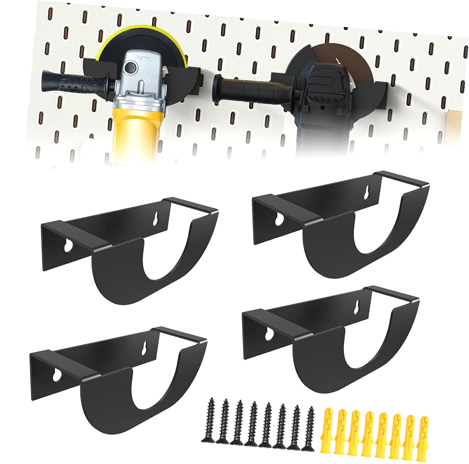 Hyjoy Angle Grinder Holder Wall Mount 5 Inch Grinder Hanger, Impact ...