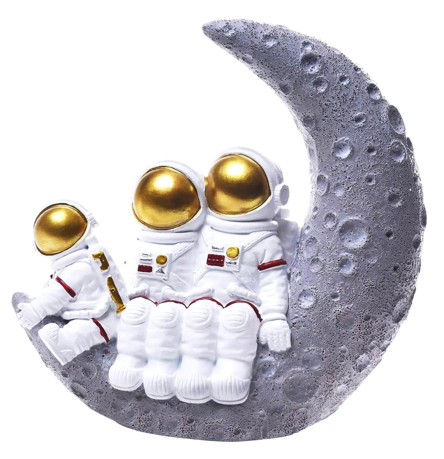 Hyjoy Astronat Decorative Statues, Set of 3 Astronaut Figures, Space ...