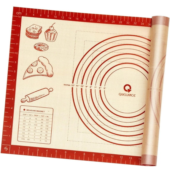 Hyjoy Baking Pastry Dough Mat 26x16Inch Extra Large Cookie Bread ...