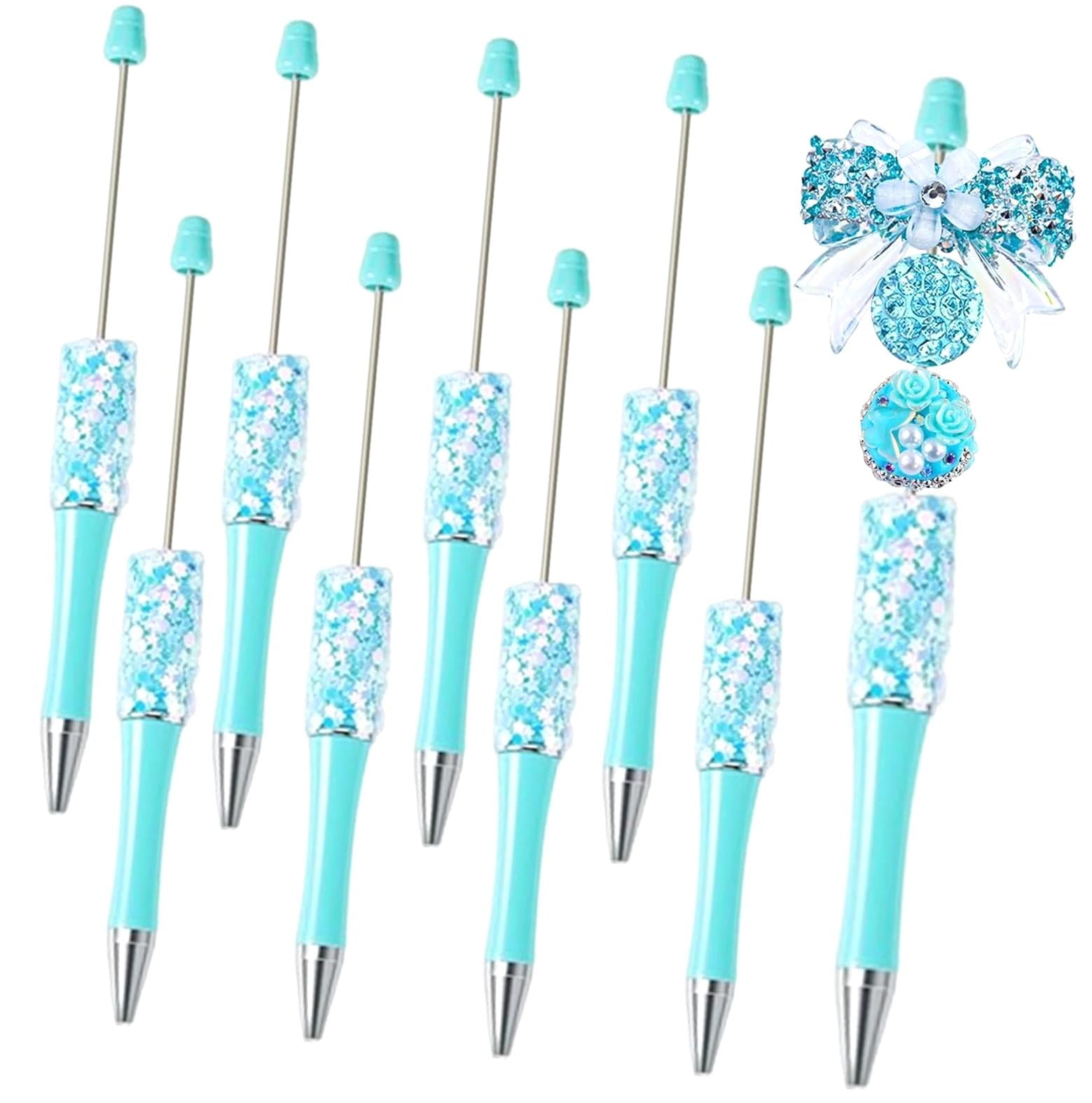 Hyjoy Beadable 8 Pcs Light Blue Fancy for Beads, Cute Journaling for ...