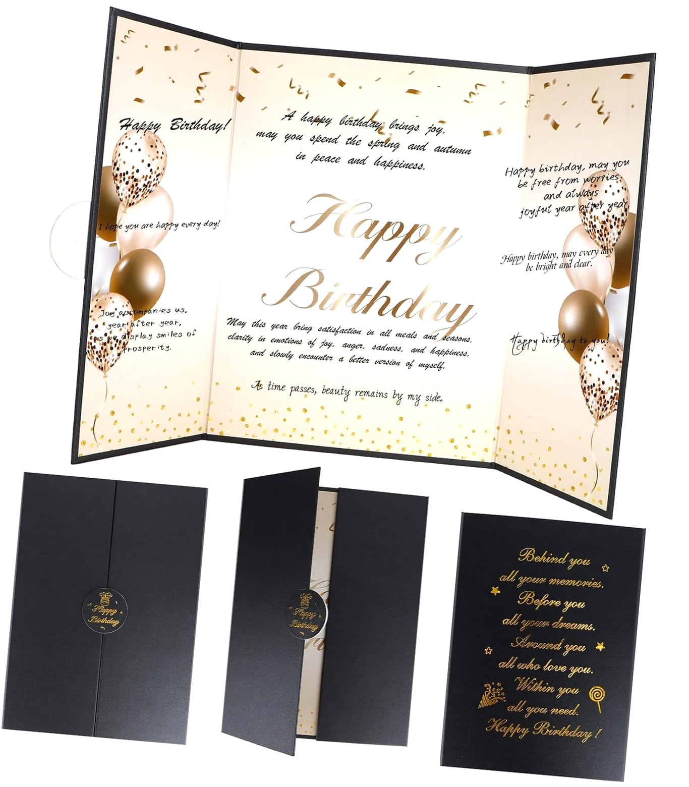 Hyjoy Birthday Decorations Guest Book for Party Big Birthday Card Guest ...