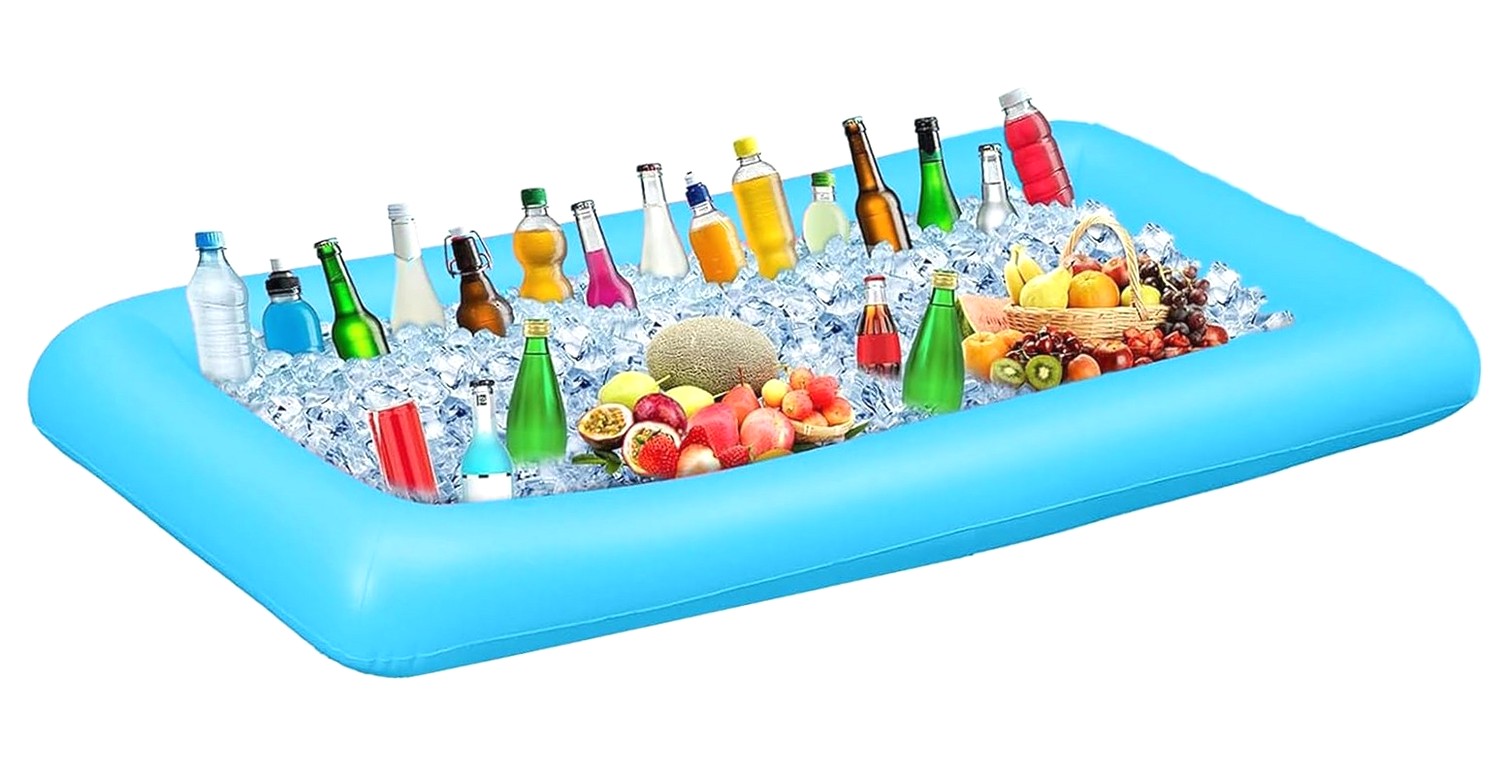 Hyjoy Buffet Drink Cooler with Drain Plug, Inflatable Serving Buffet ...