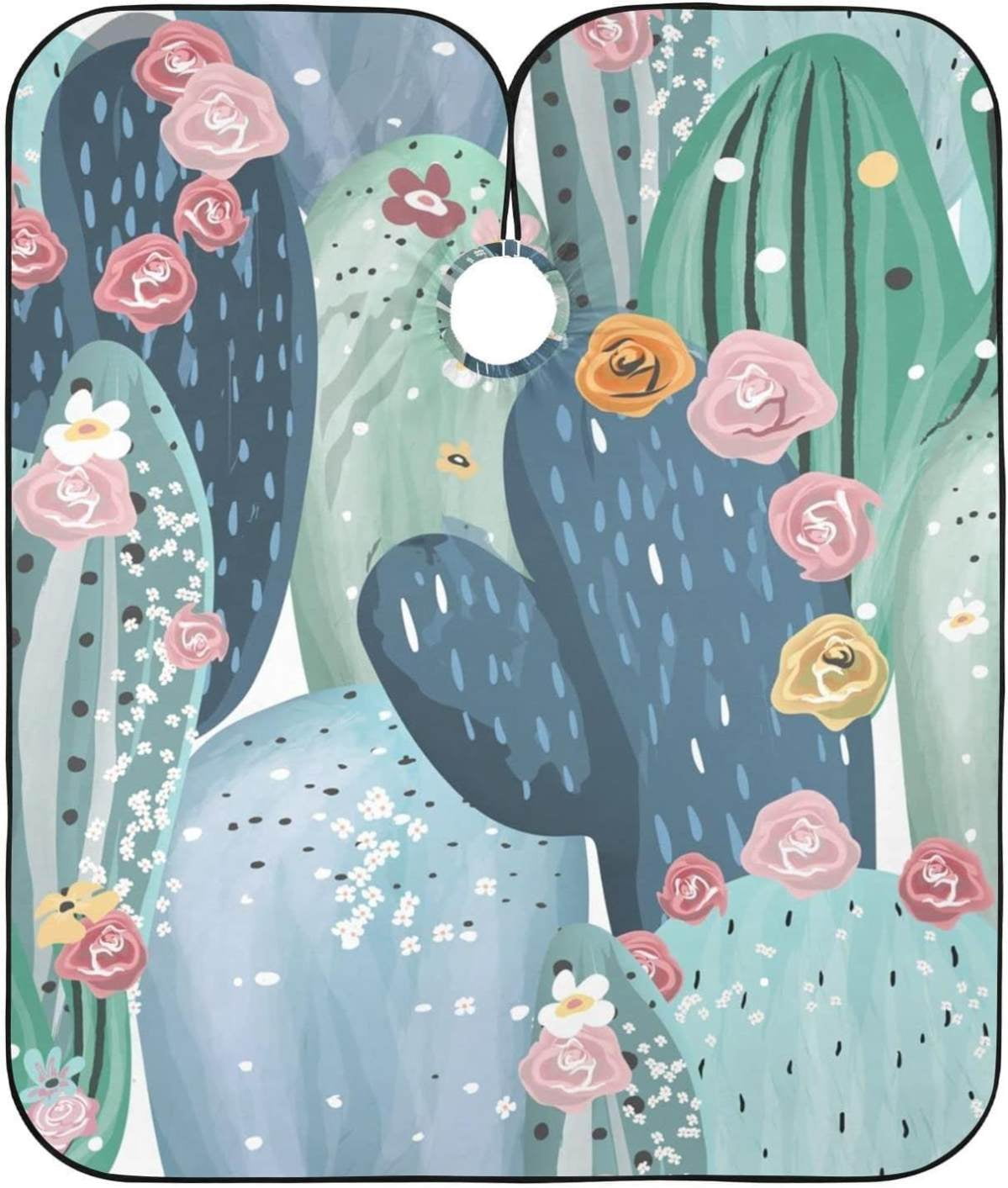 Hyjoy Cactus Waterproof Barber Cape for Men Adjustable Neck Size ...