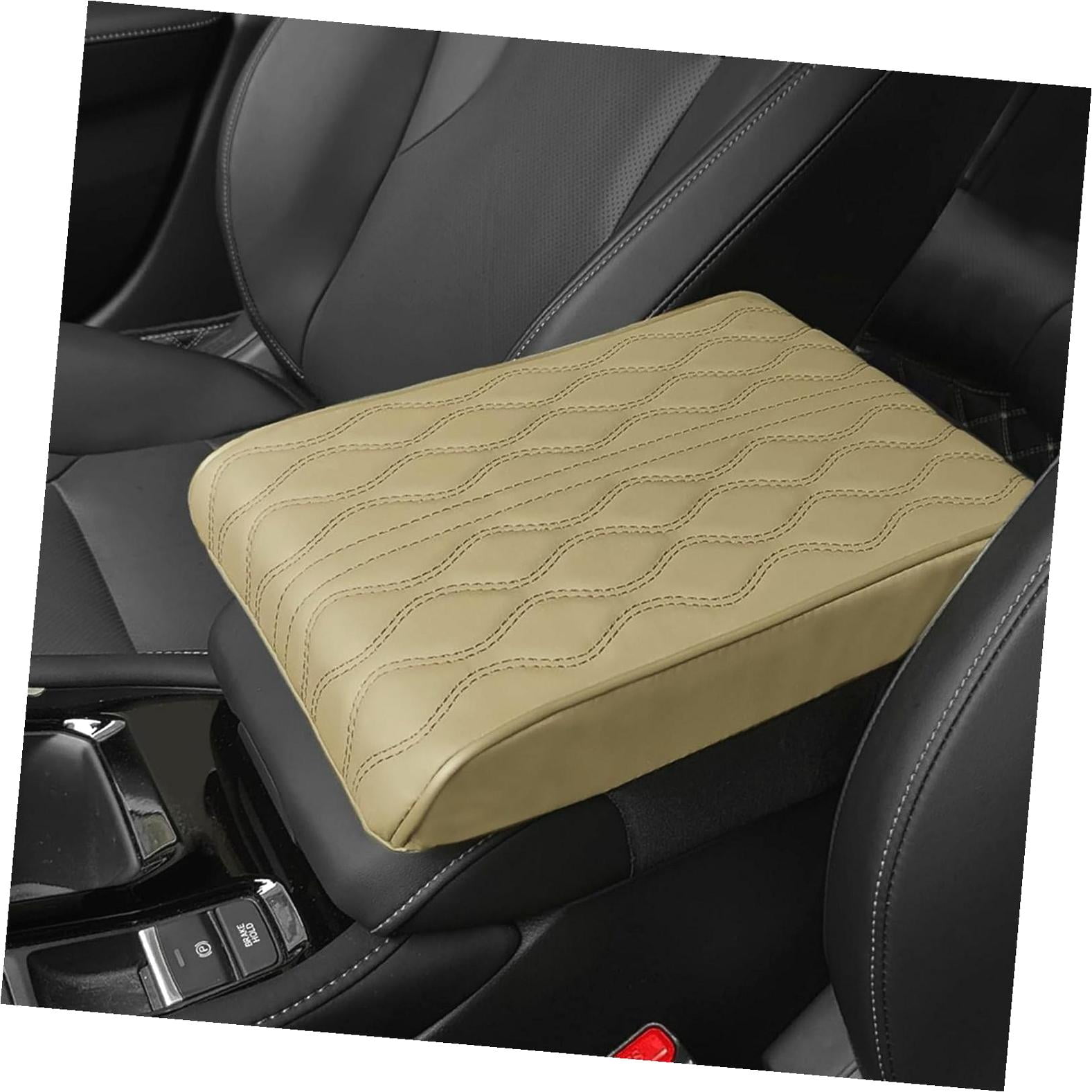Hyjoy Car Armrest Cover, Automotive Leather Middle Console Cover Pad ...