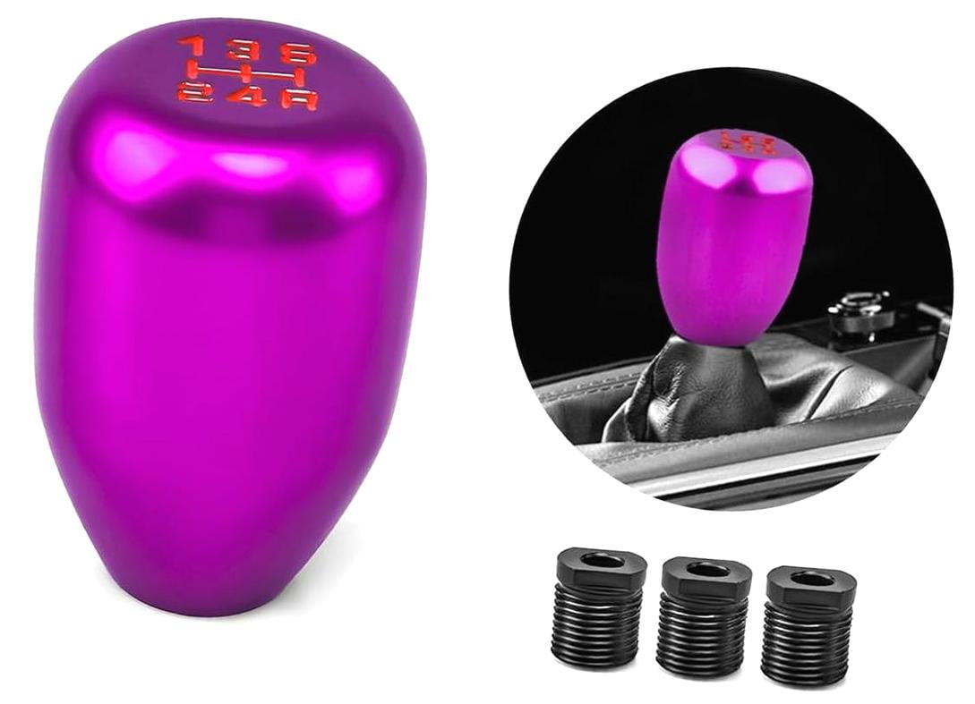 Hyjoy Car Gear Shift Knobs, Automotive 5 Speed Manual Transmission Stick Shift Knob, Aluminium ...