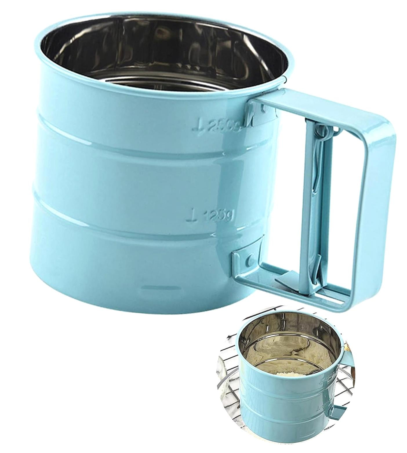 Hyjoy Cenbee Flour sieve, crafted from stainless steel, serves as a ...