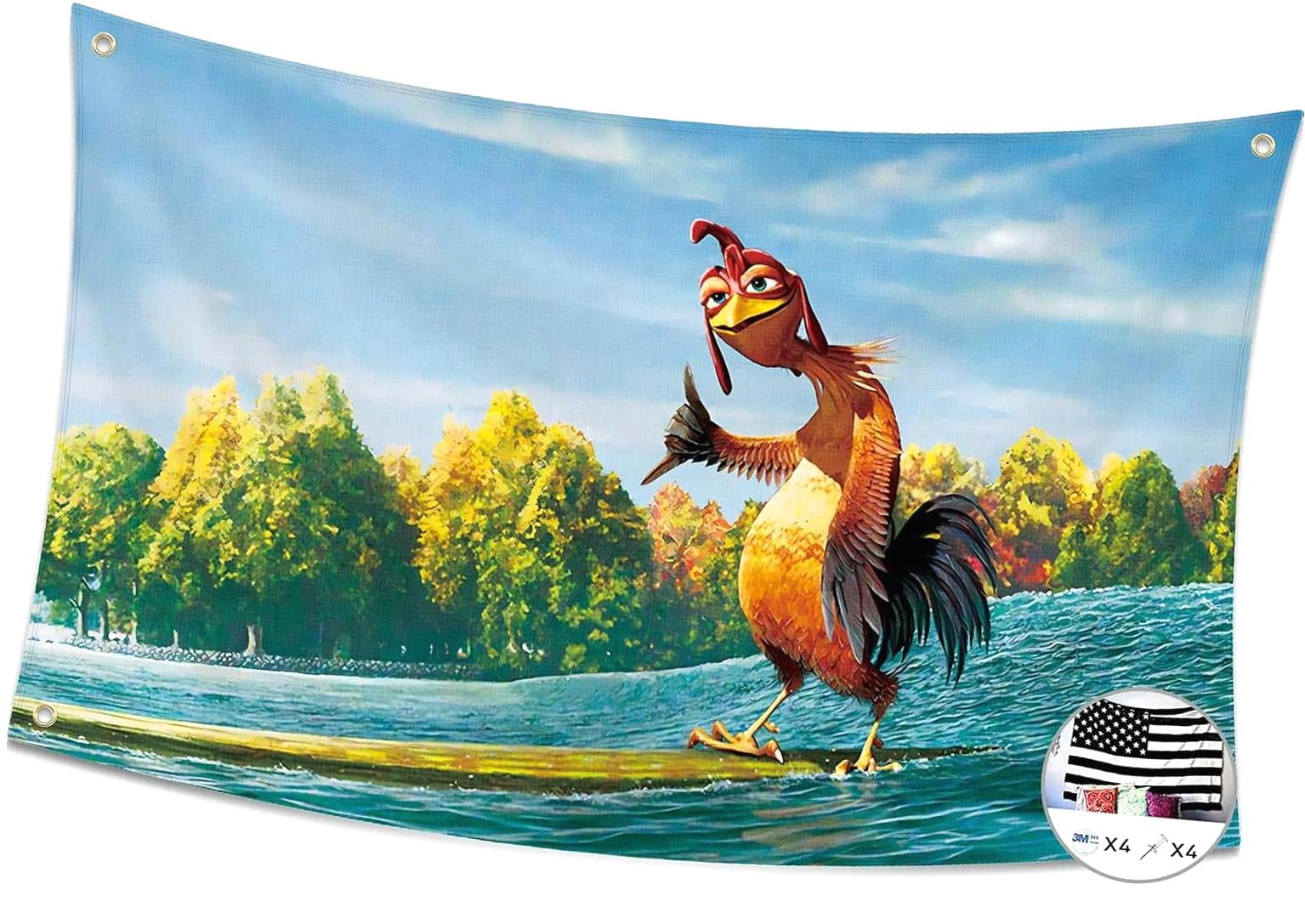 Hyjoy Chicken Flag 3x5Ft Meme Funny Flag Banner Party Supplies Yard ...