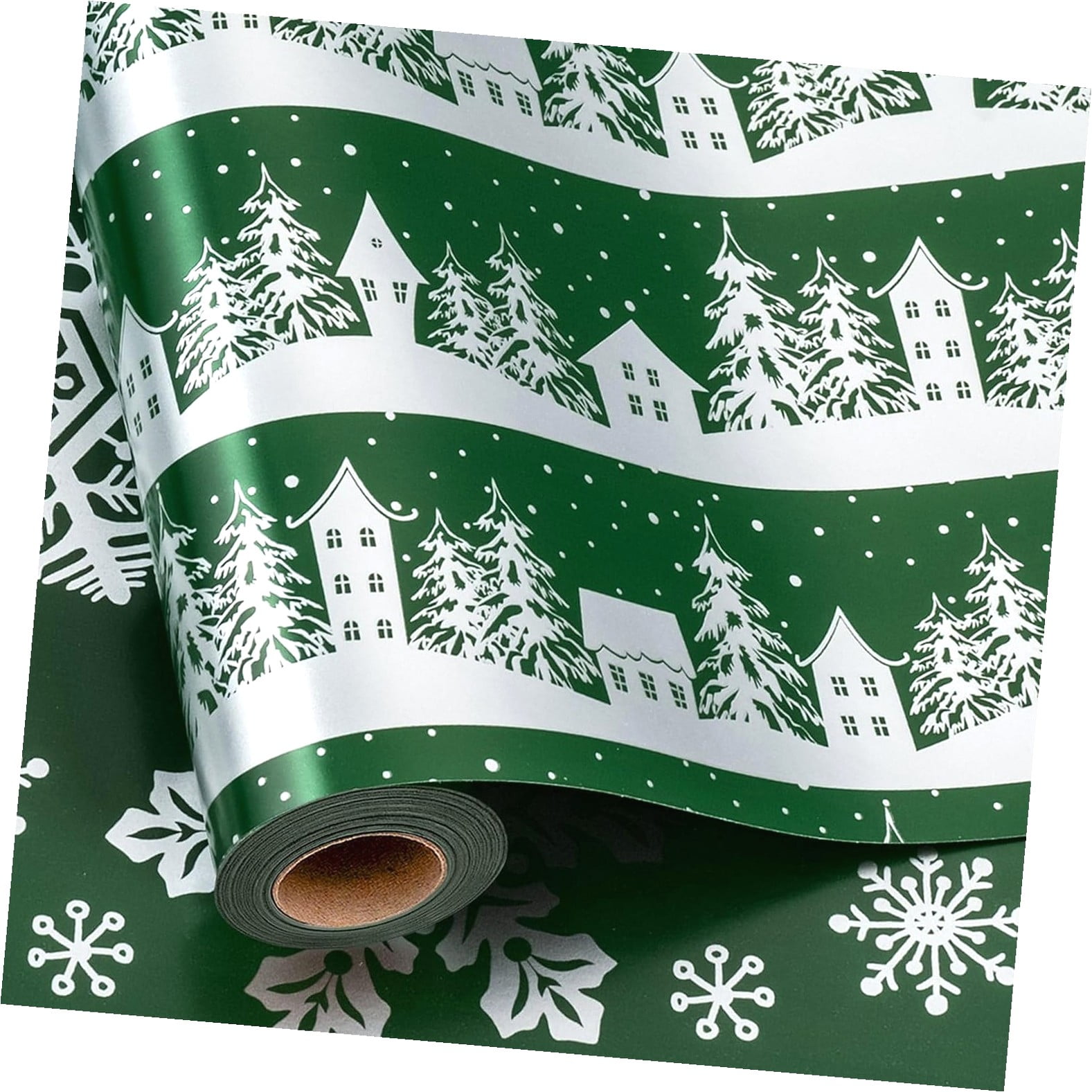 Hyjoy Christmas Roll, Wrap, Silver Winter Christmas Themed Paper for ...