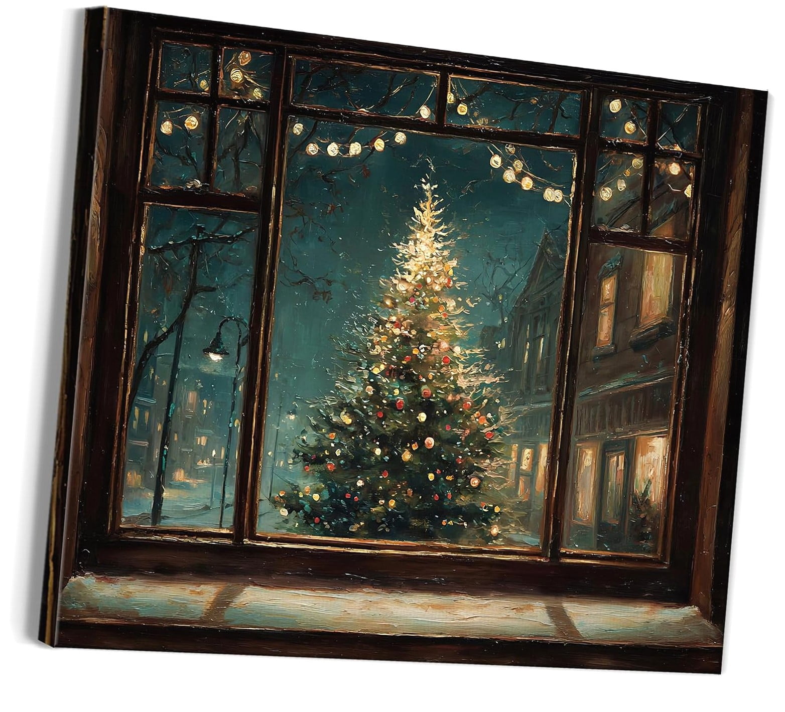 Hyjoy Christmas Tree Wall Decor, Tree Wall Prints, Xmas Decorations ...