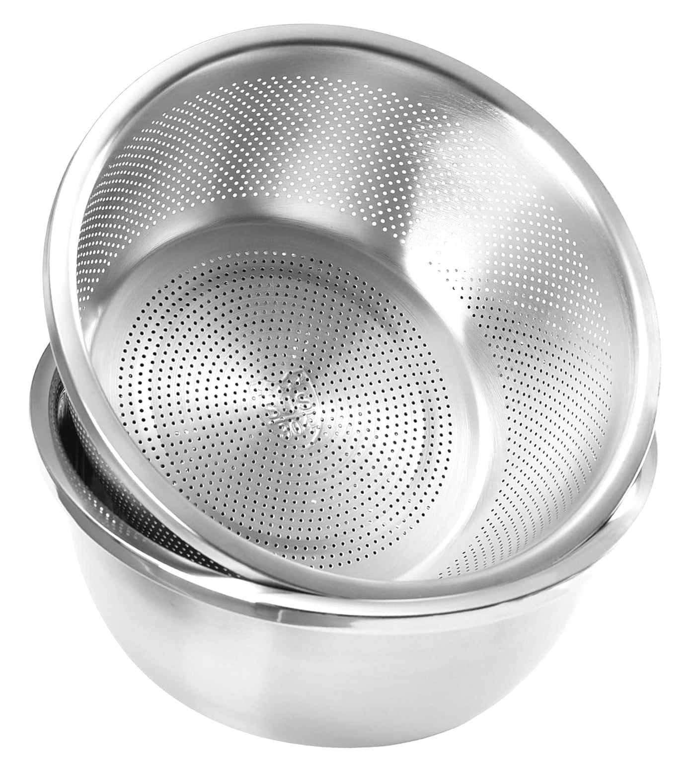 Hyjoy Colander and Bowl Set 1.8QT (2-in-1) Reinforced Kitchen Strainer ...