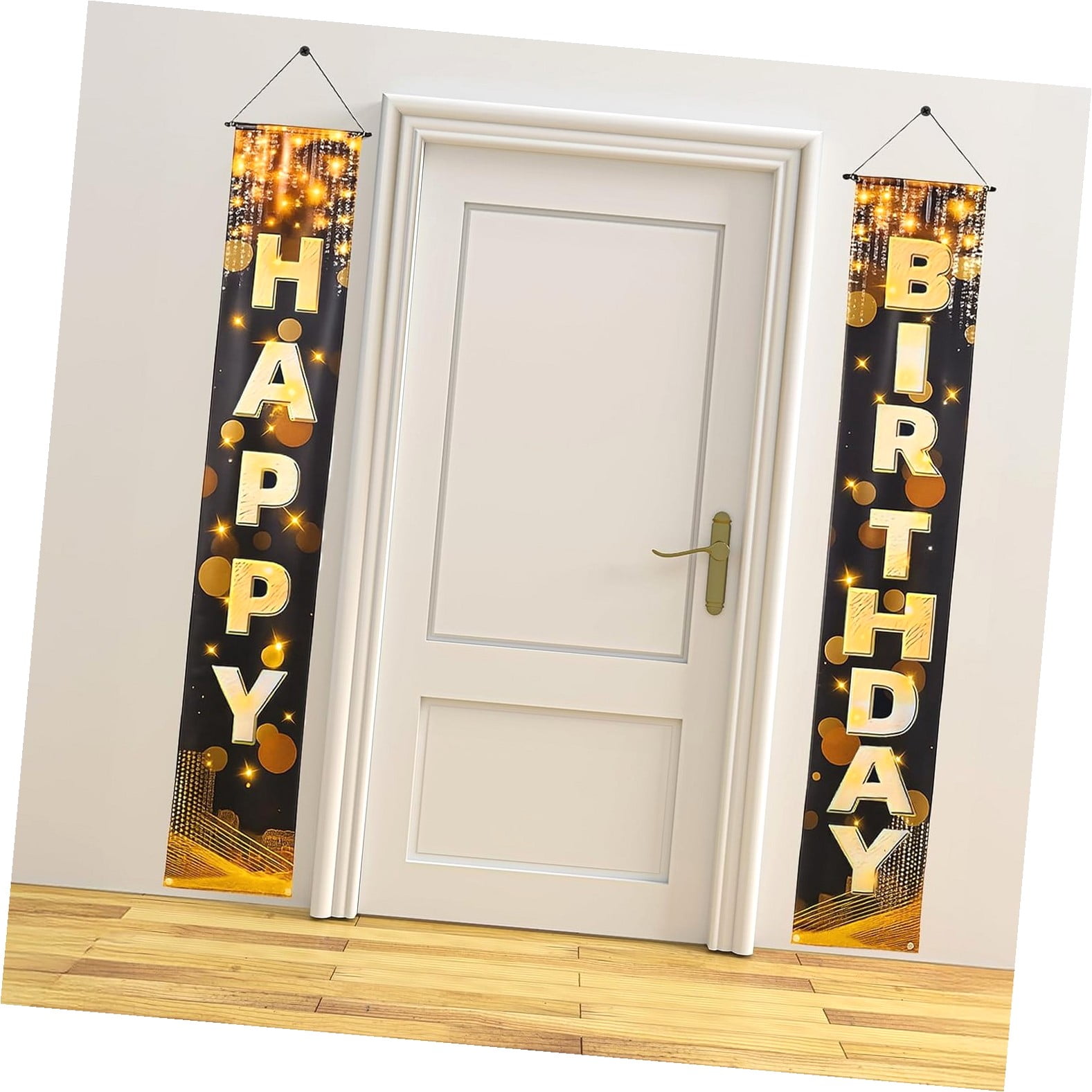 Hyjoy Decorations Door Banner for Birthday Porch Sign Indoor Wall Decor ...
