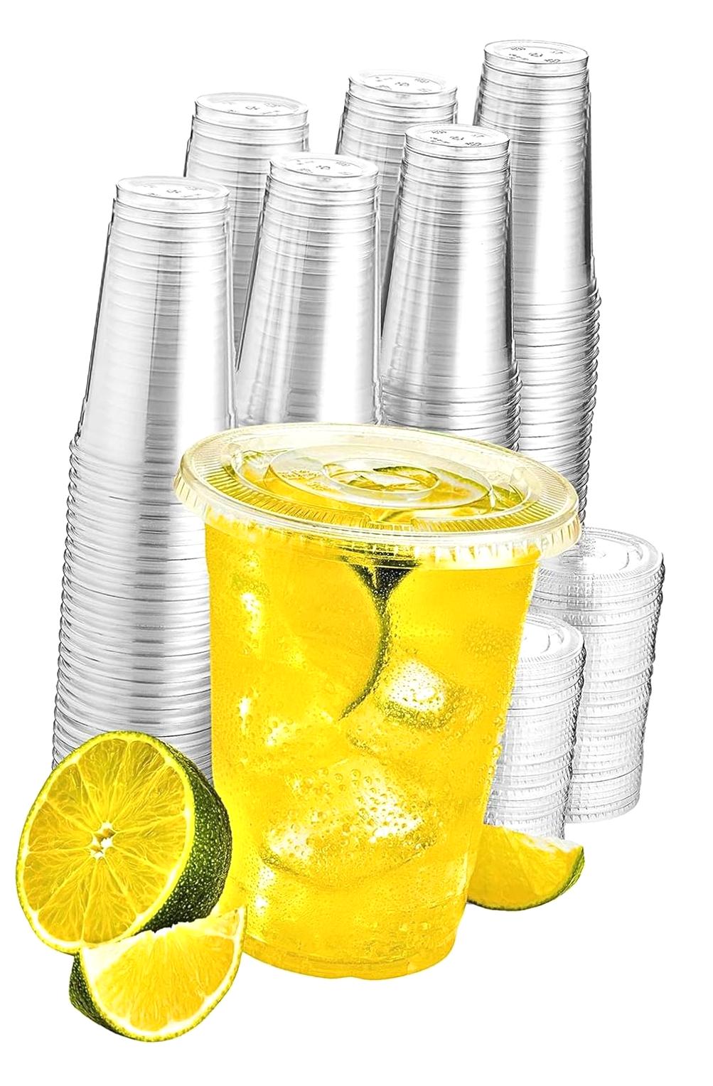 Hyjoy Direct 12 Ounce Cups Featuring | Transparent Plastic Cups With ...