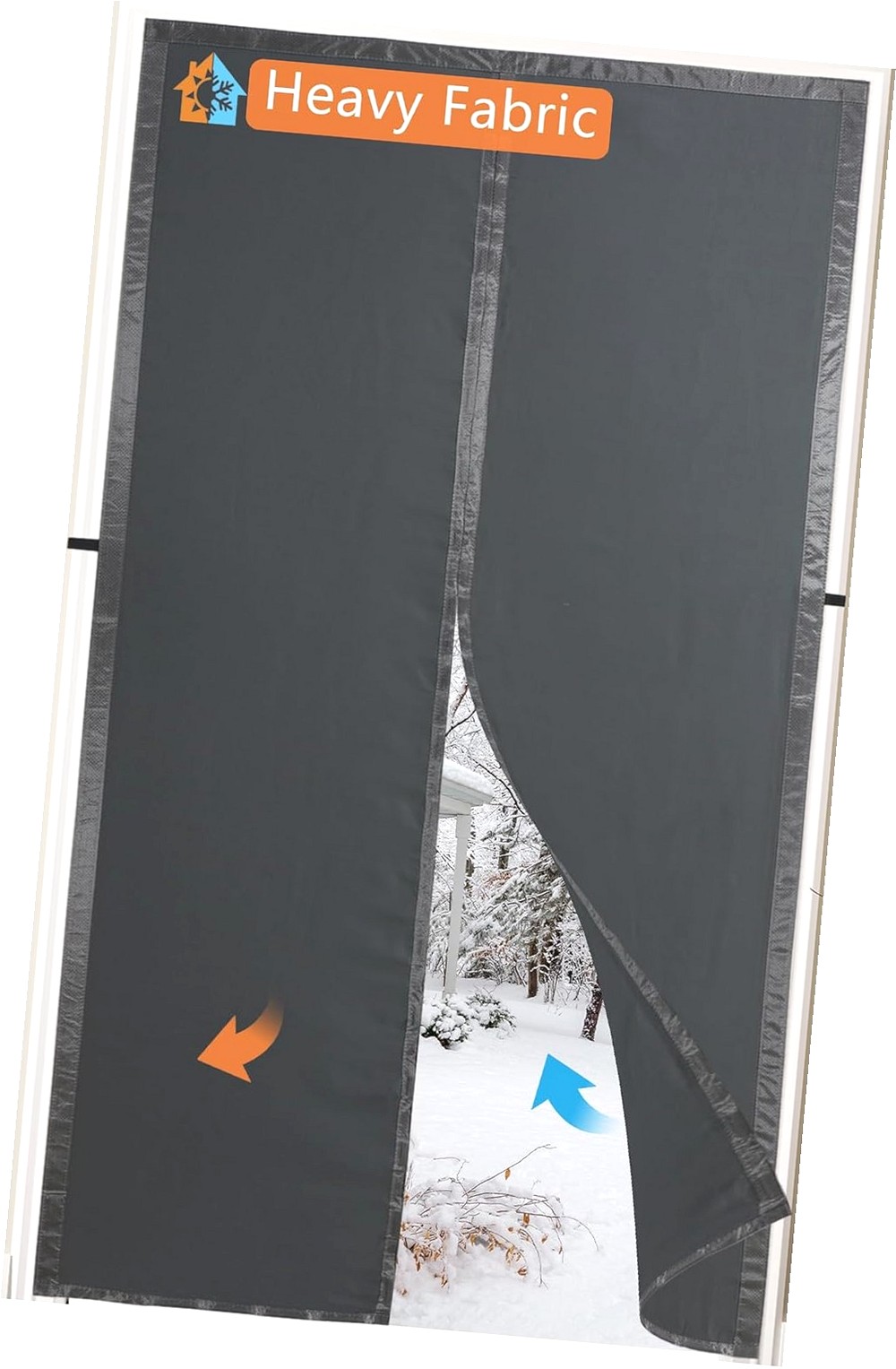 Hyjoy Door Cover, Thicker Layered Thicker Doorway Thermal Curtains ...
