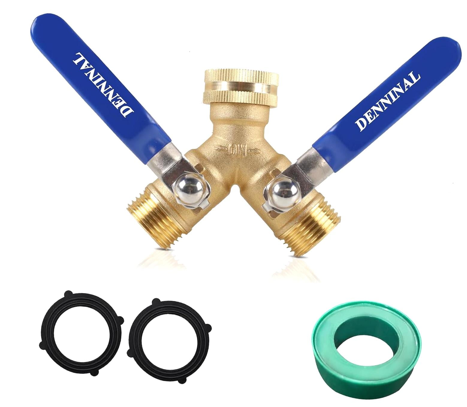 Hyjoy Dual Hose Divider - Drip-Proof Structure - 3/4" GHT featuring ...