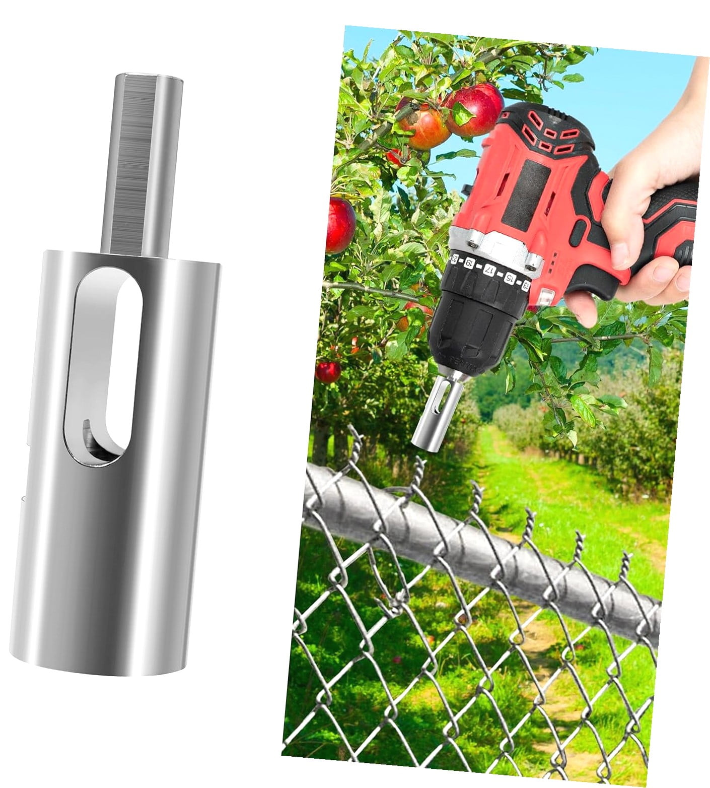 Hyjoy EZ Ties 9 Gauge Drill Chuck, includes 3/8" Drills, Engineered for ...