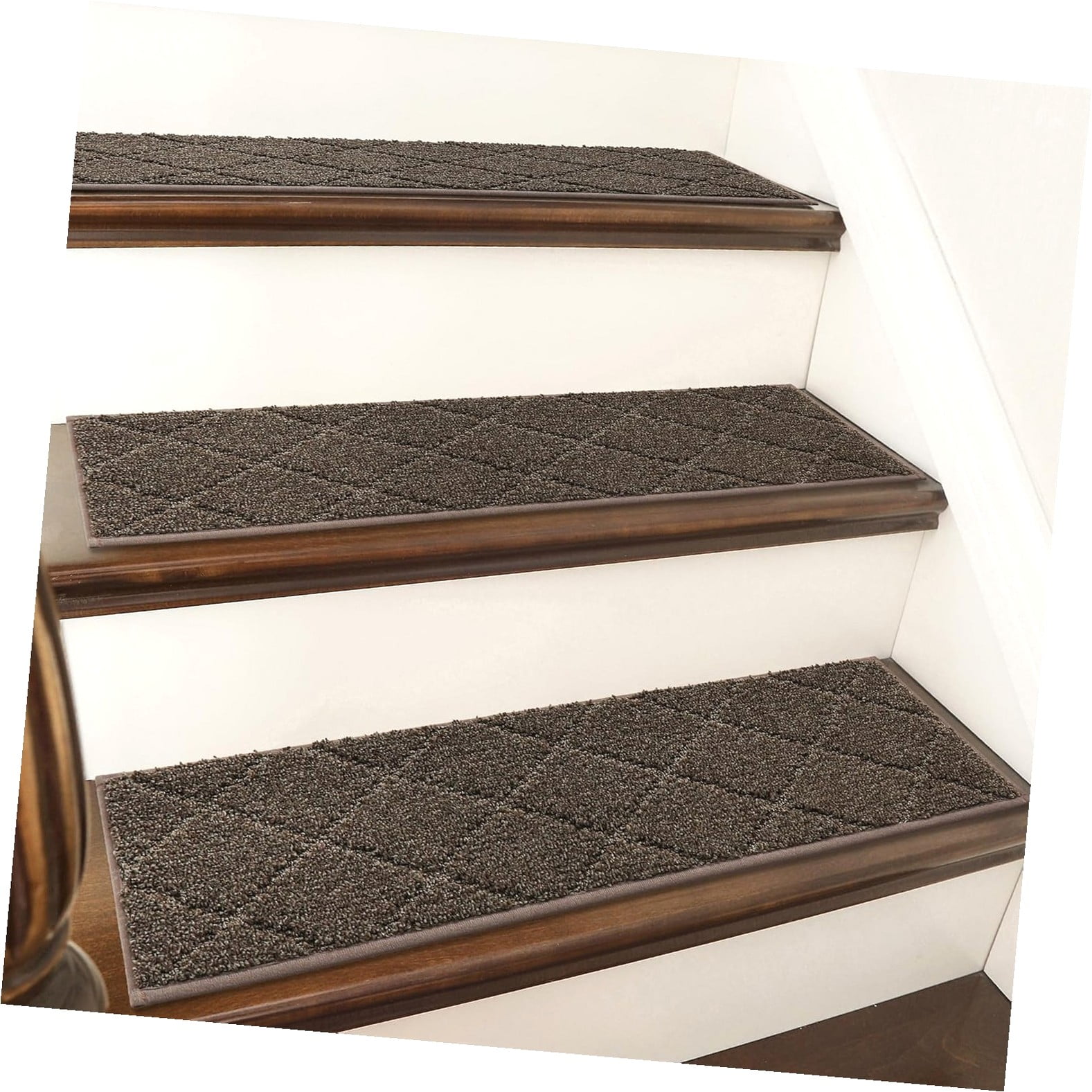 Hyjoy Edging Stair Treads Carpet Mat 28inX9in Indoor Stair Runners for ...