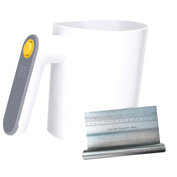 Hyjoy Electric Flour Sifter, Flour Sifter for Baking with Dough Scraper ...
