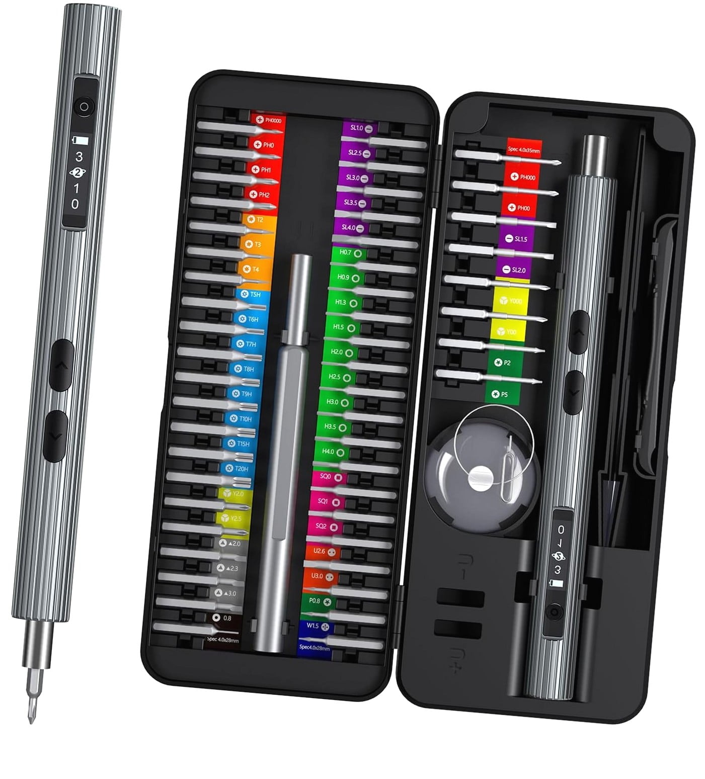 Hyjoy Electric Screwdriver, 58 in 1 Screwdriver Set with 50 Bits ...