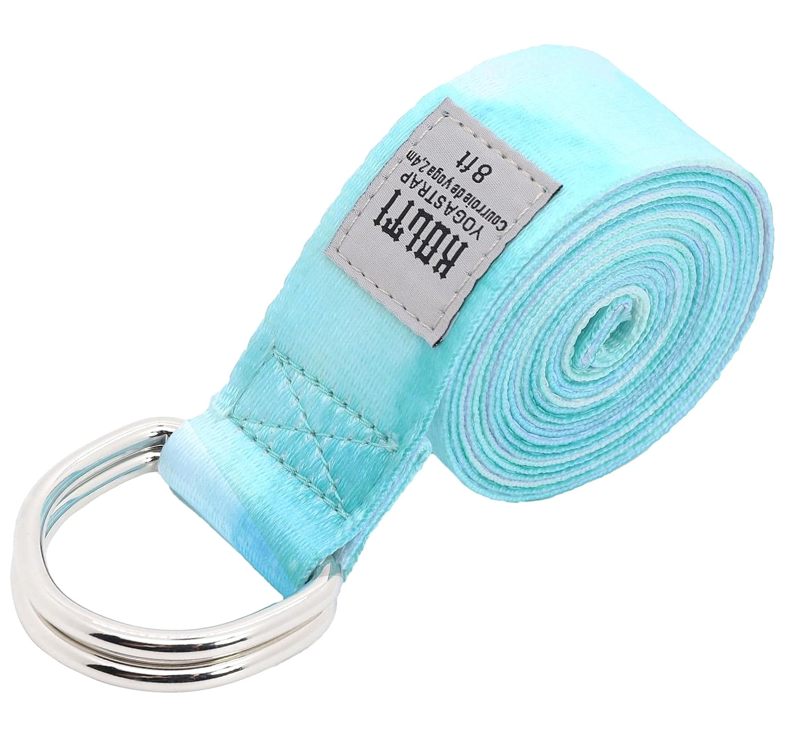 Hyjoy Exercise Straps 8FT with D- for Pilates Workouts | Hold Poses ...