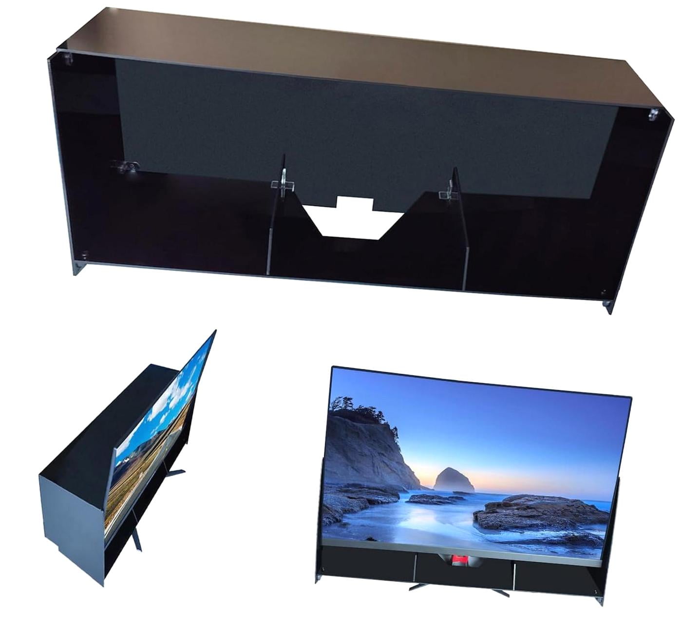 Hyjoy External Case for Desktop Monitor - Desk Organizer - Acrylic ...