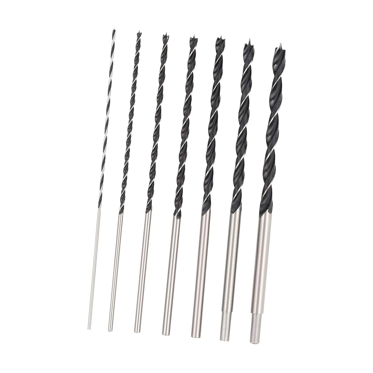 Hyjoy Extra Long Brad Point Drill Bit Set 300mm Carbon Steel Wood Drill ...