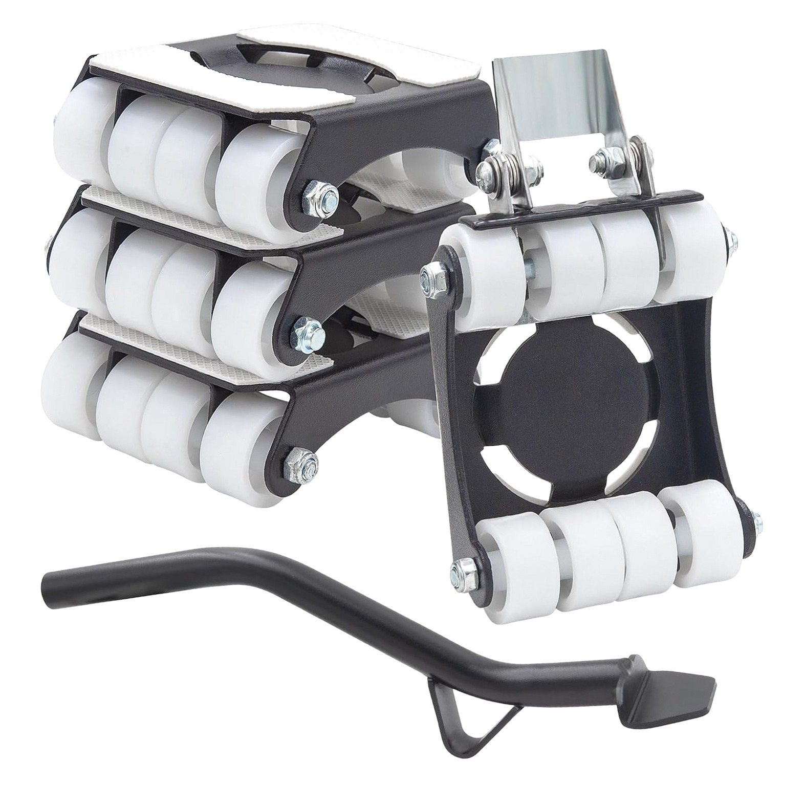 Hyjoy Furniture Sliders, Slider Mover Set 4 Metal Carts with 8 Wheels ...