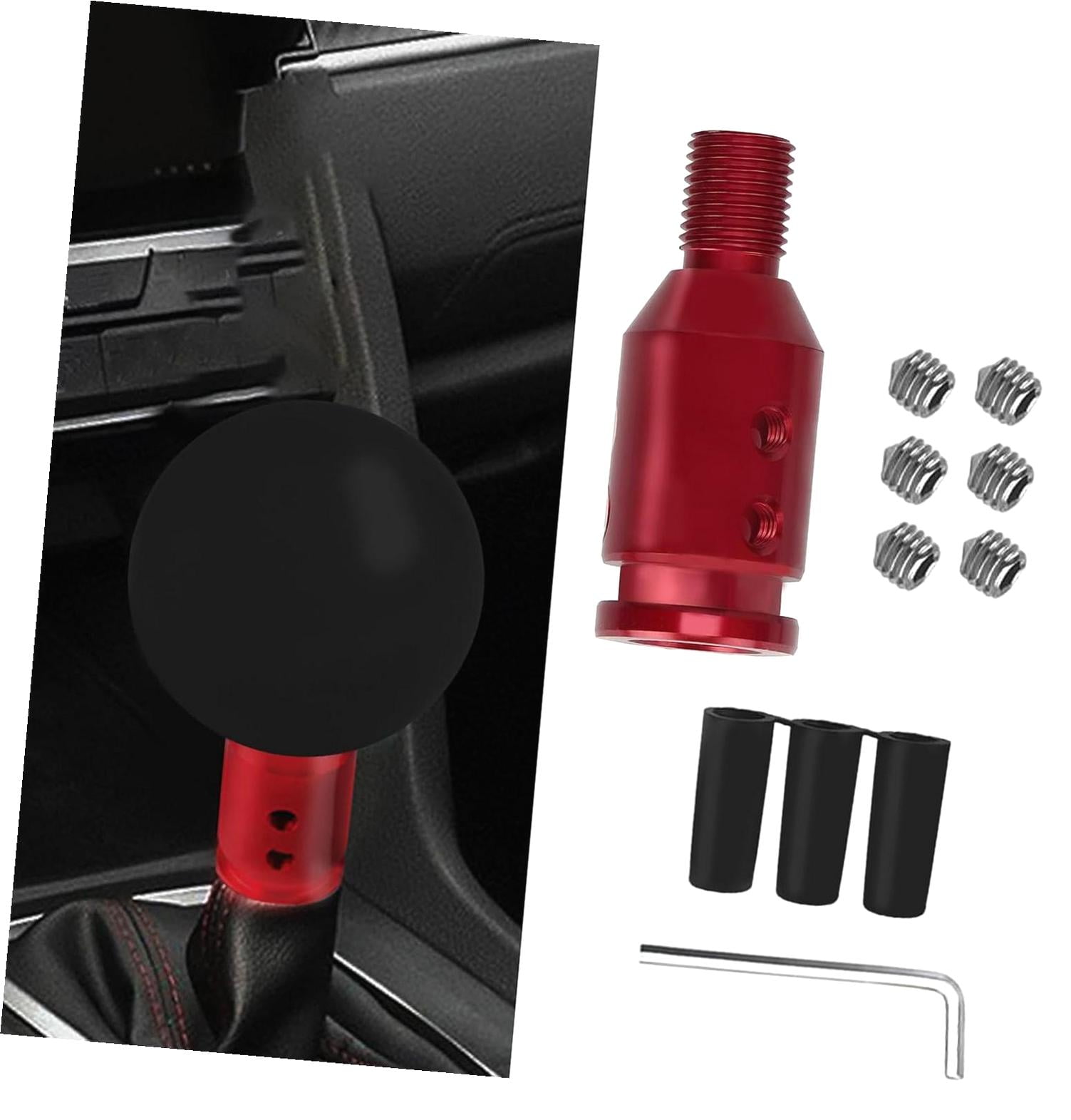 Hyjoy Gear Shift Knob Adapter, Vehicle Shifter Connector, M12x1.25 ...