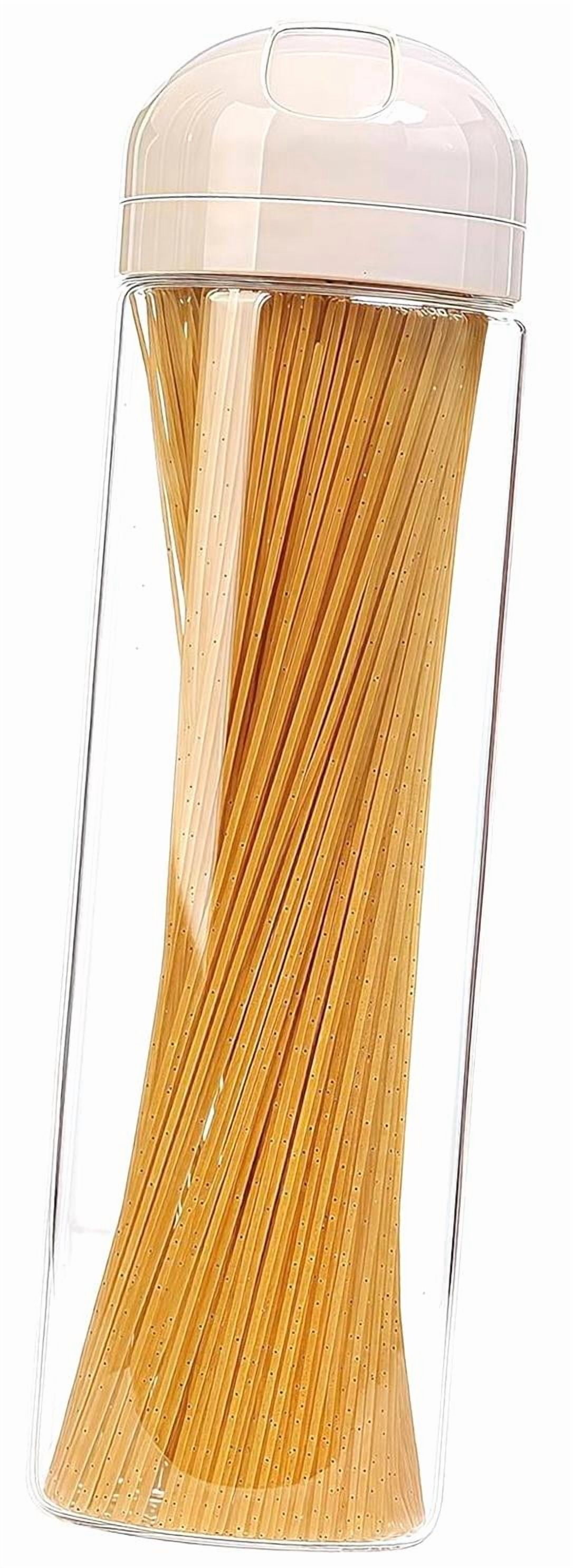Hyjoy Glass Pasta Storage Container with Measuring Lid, 67 oz Capacity ...