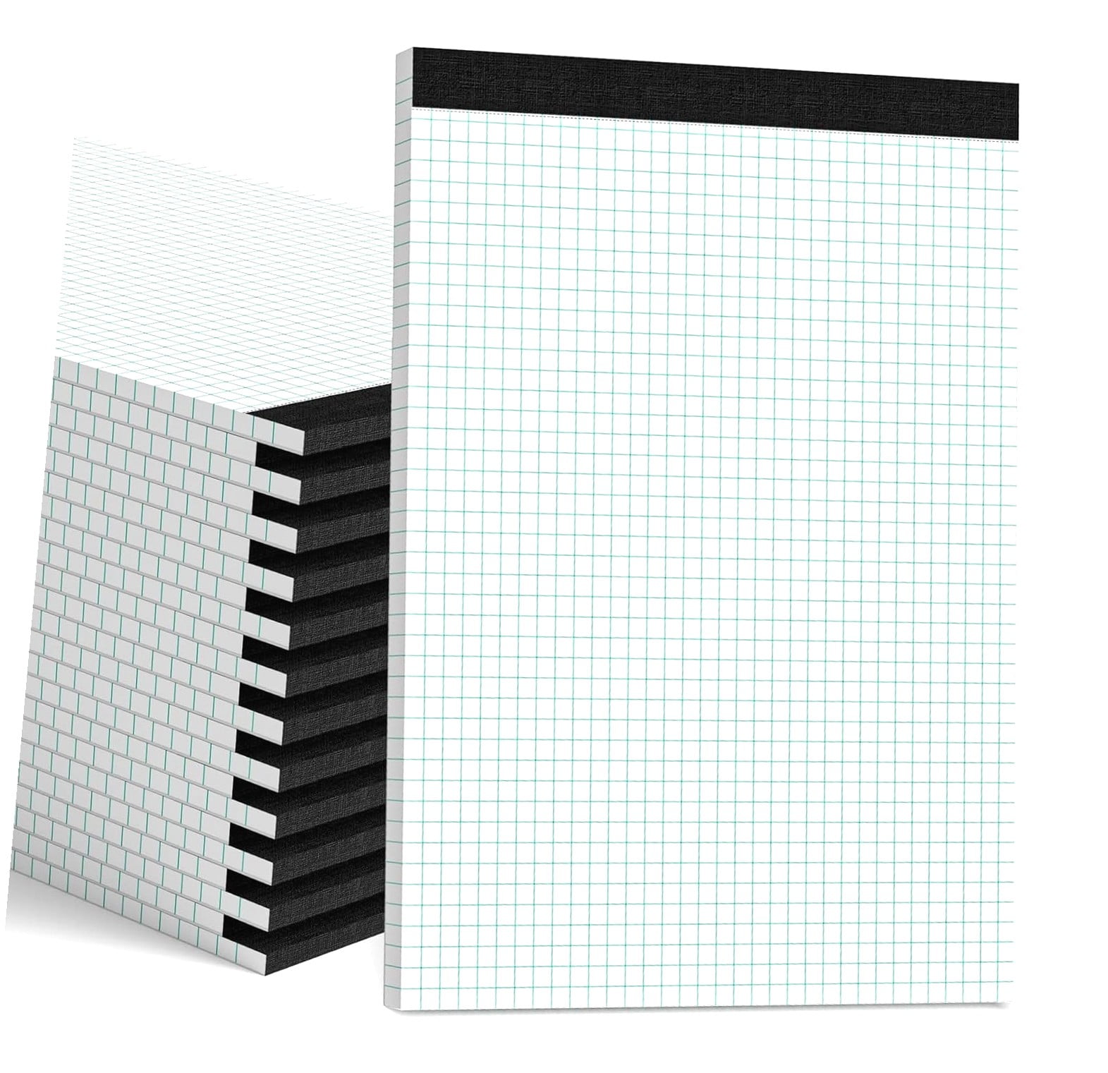 Hyjoy Graph Paper Pad 8.5 11, 24 Pack, 4x4 Graph Ruled, Grid Paper Pad ...