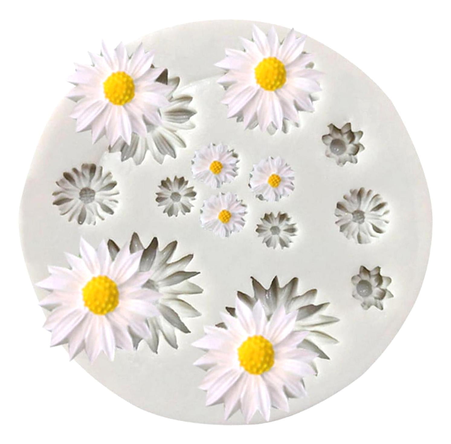 Hyjoy Grey Fondant Molds for 2024, featuring a new daisy silicone ...