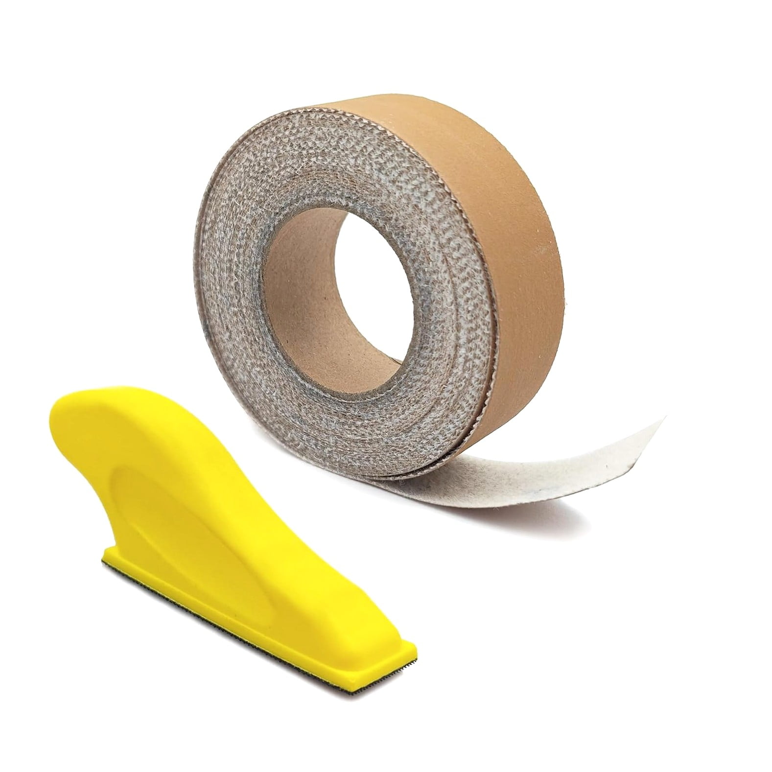 Hyjoy Hand Sander Kit, 1" Sander Sand Paper 400 Grits Hoop and ...