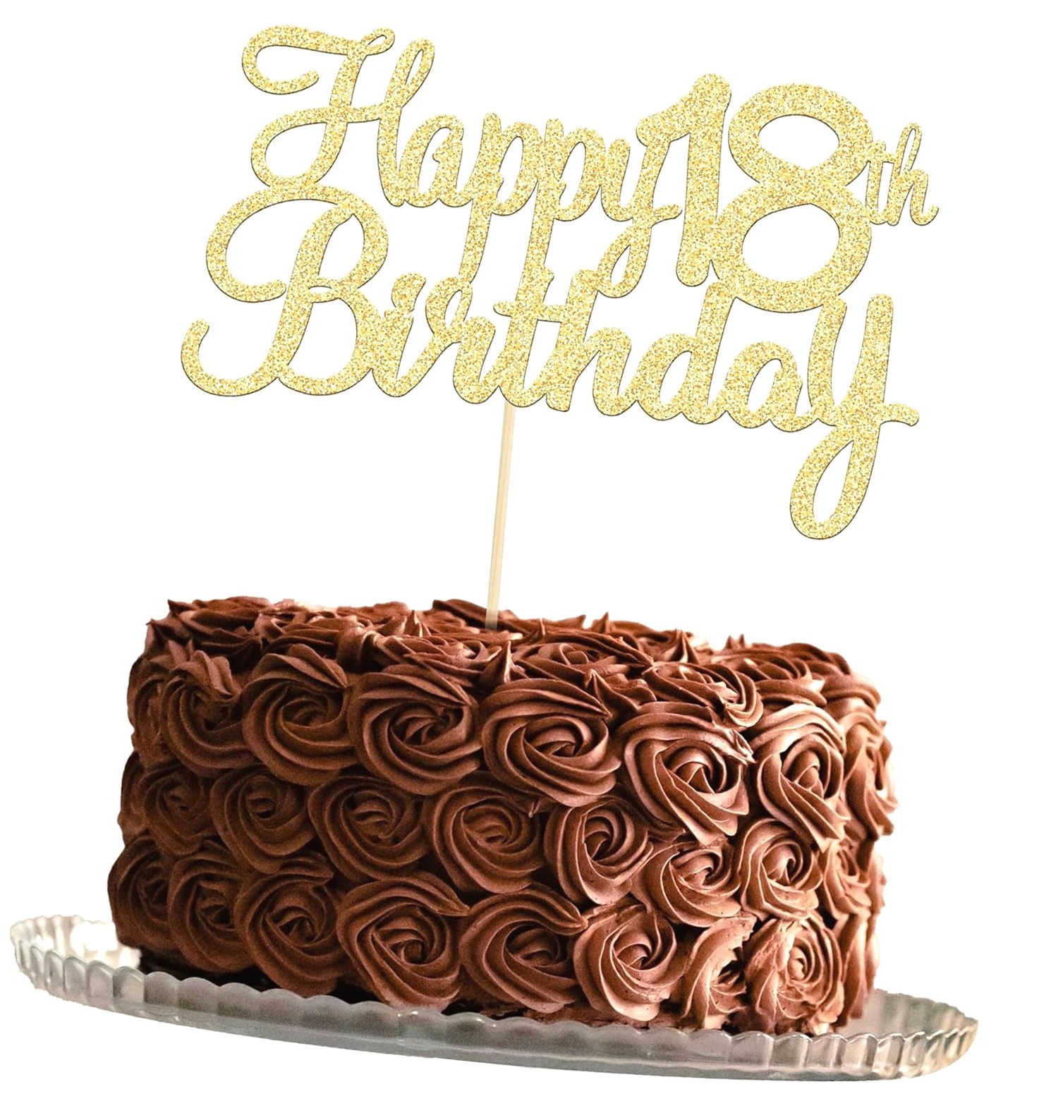 Hyjoy Happy 18th Birthday Cake Topper 18 Birthday Cake Decoration Happy ...