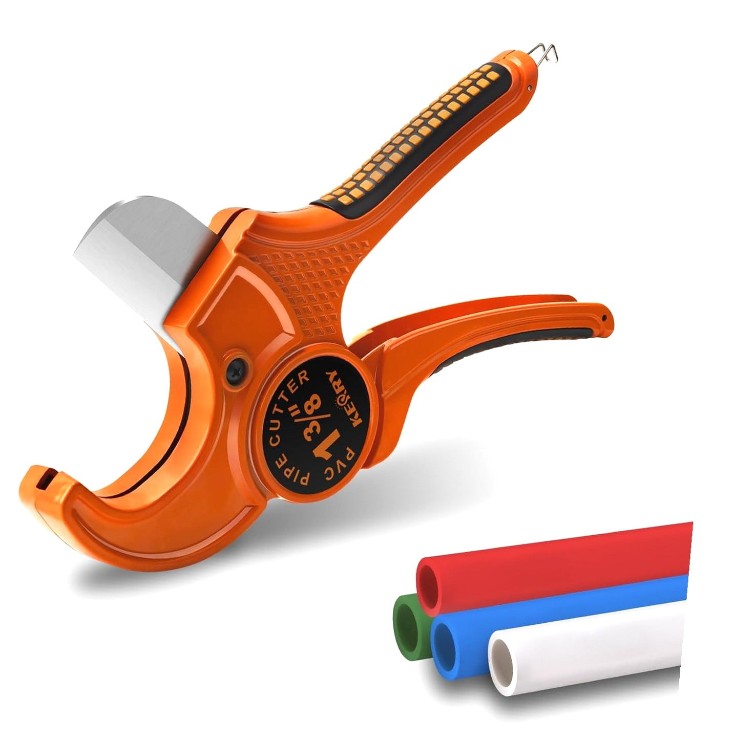 Hyjoy Hose Pipe Cutter, for 1-3/8" Ratcheting PEX PE Plastic and ...