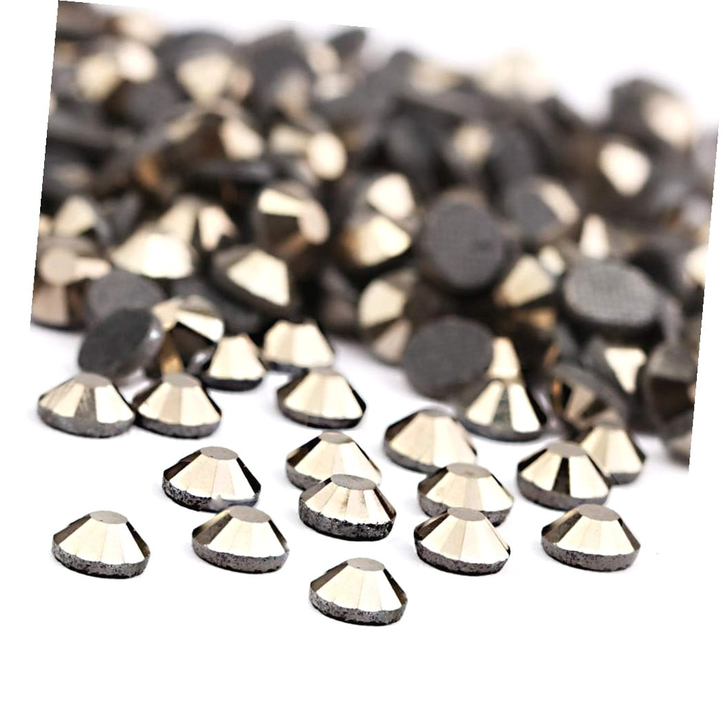 Hyjoy Hotfix Rhinestone, Machine Cut Stone 1440 pieces/ (Hematite, SS20 ...