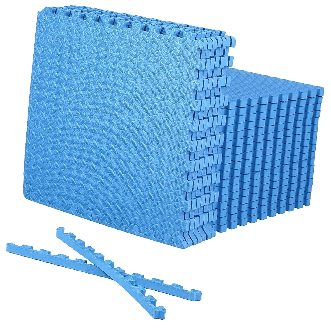 Hyjoy Interlocking Exercise Mats, Diamond Pattern, Tatami Style, 1-Inch ...