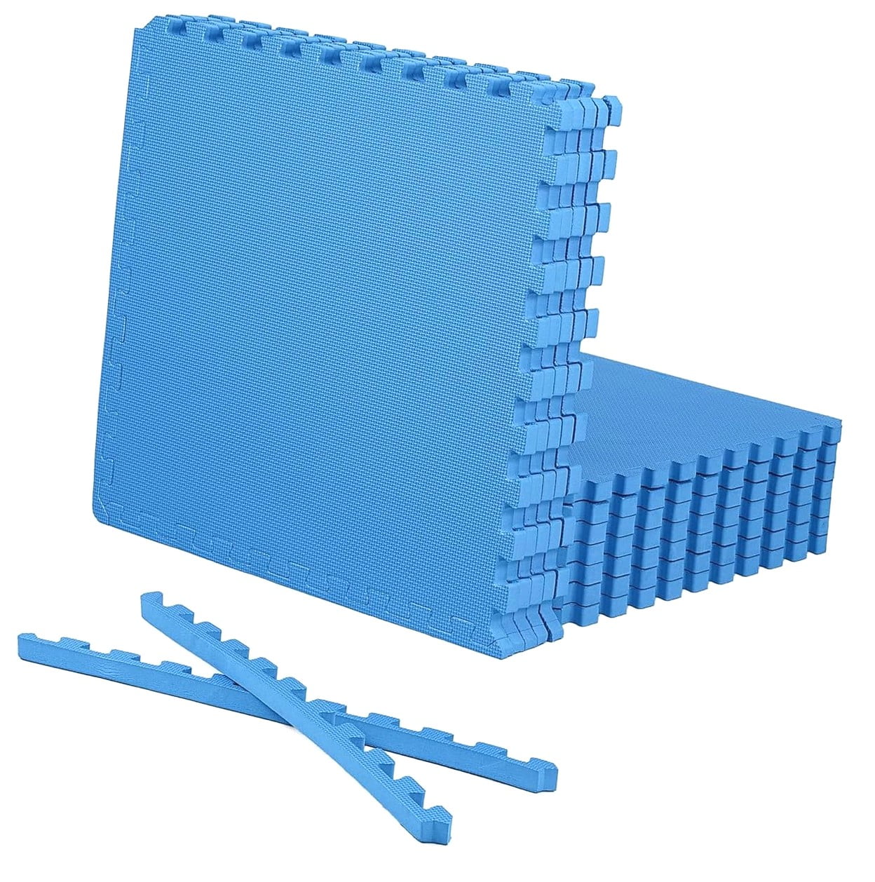 Hyjoy Interlocking Exercise Mats, Diamond Pattern, Tatami Style, 1-Inch ...