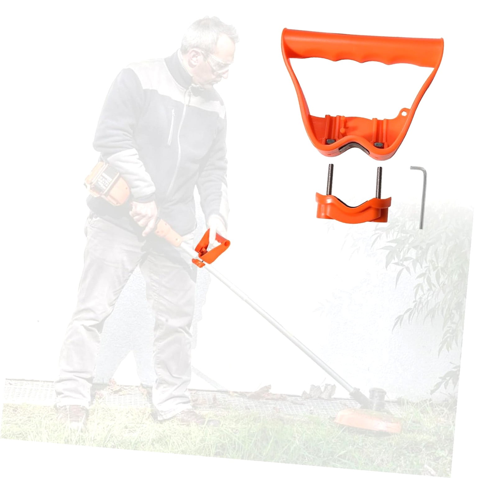 Hyjoy Labor-Saving Handle for Lawn Leveling Rake, Ergonomic Back-Saving ...