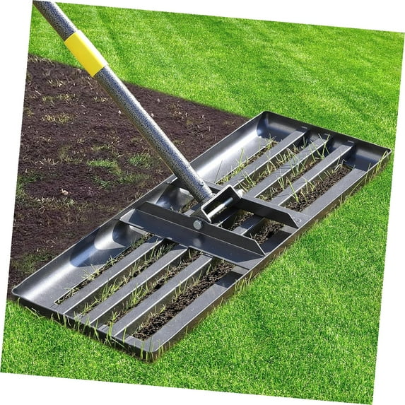 Hyjoy Large Lawn Leveling Rake 30" Steel Leveler Plate, Reinforced ...