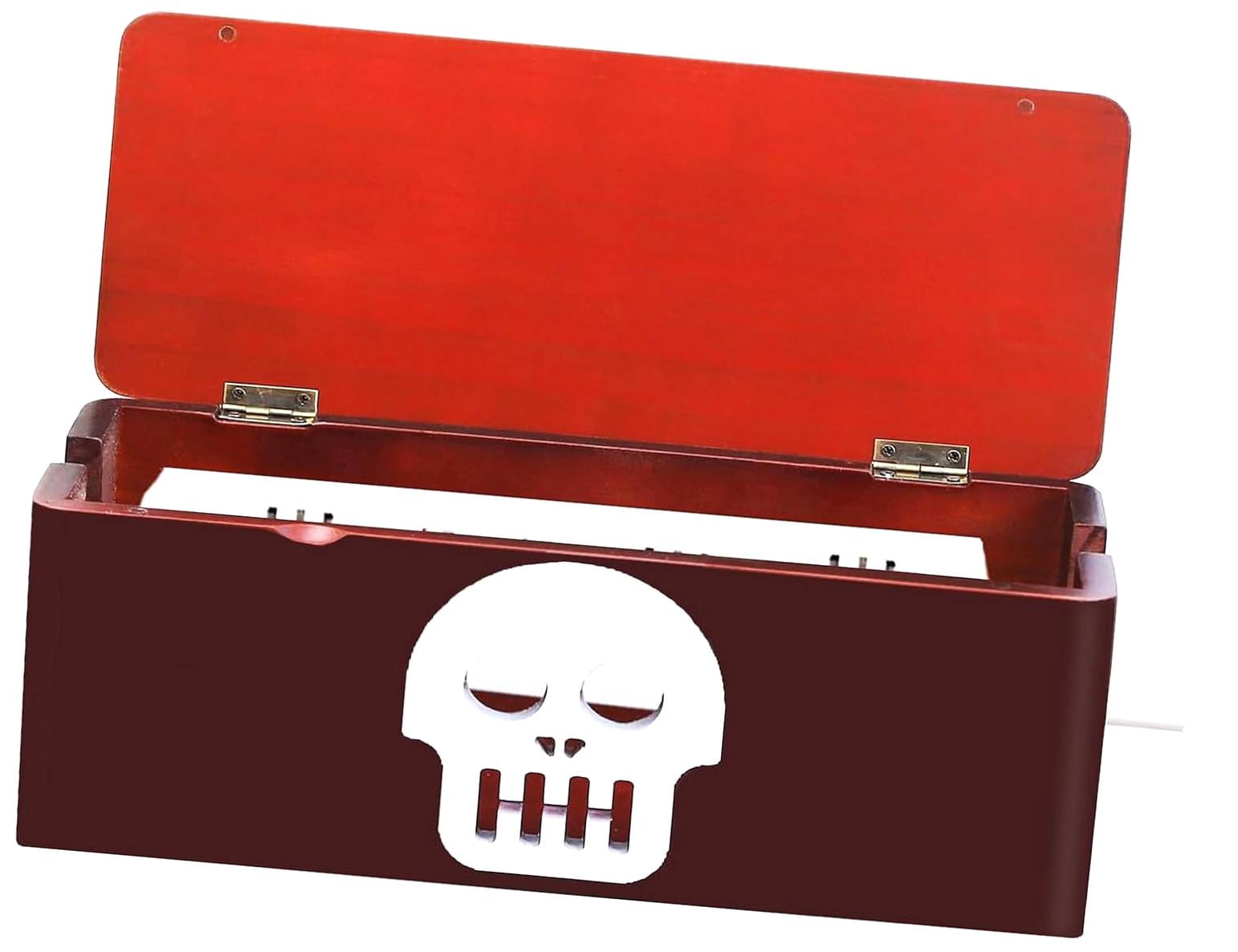 Hyjoy Large Wooden Cable Management Box, a stylish organizer for TV ...