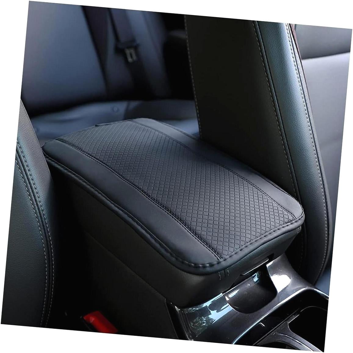 Hyjoy Leather Car Center Console Pad, Auto Armrest Seat Box Protector ...