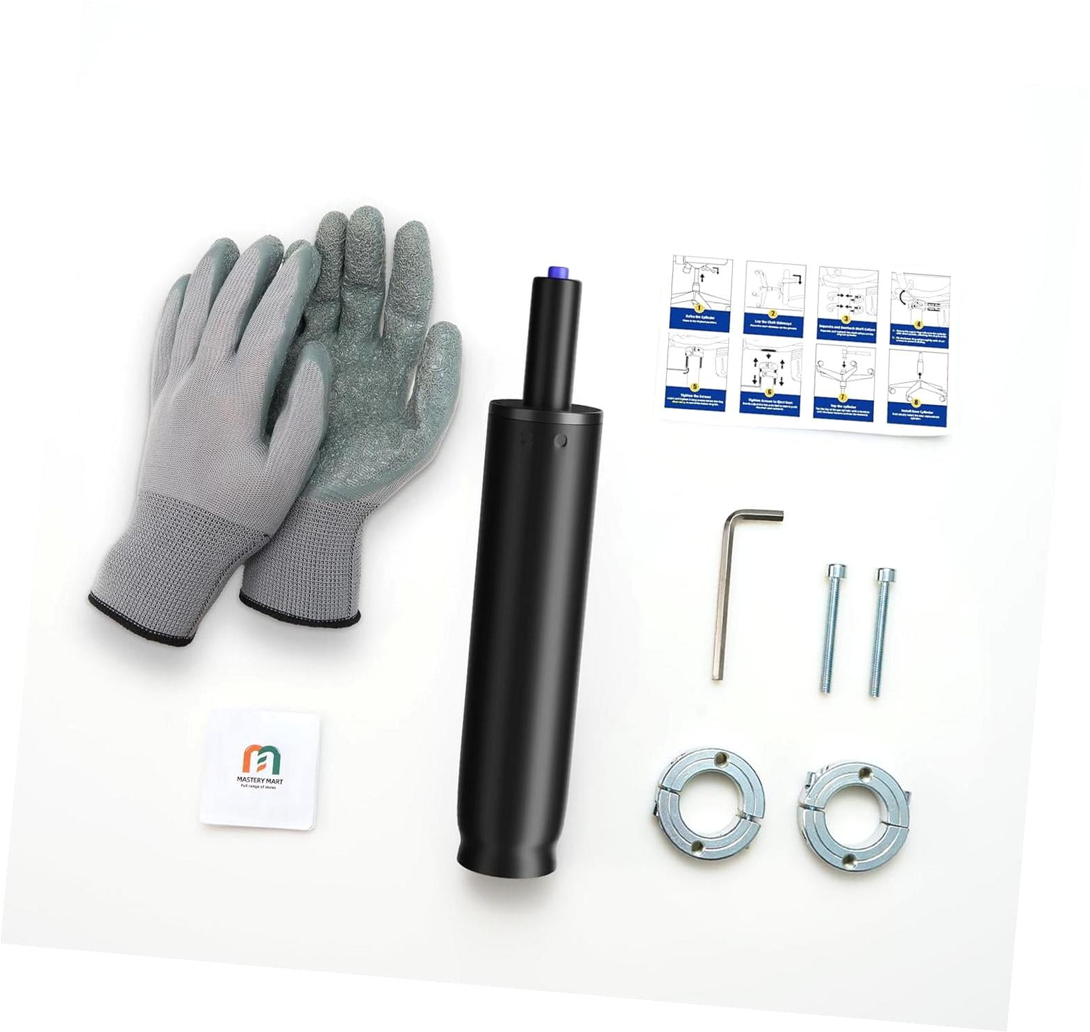 Hyjoy Lift Cylinder Replacement 4" Travel Length with Removal Tool 1000 ...