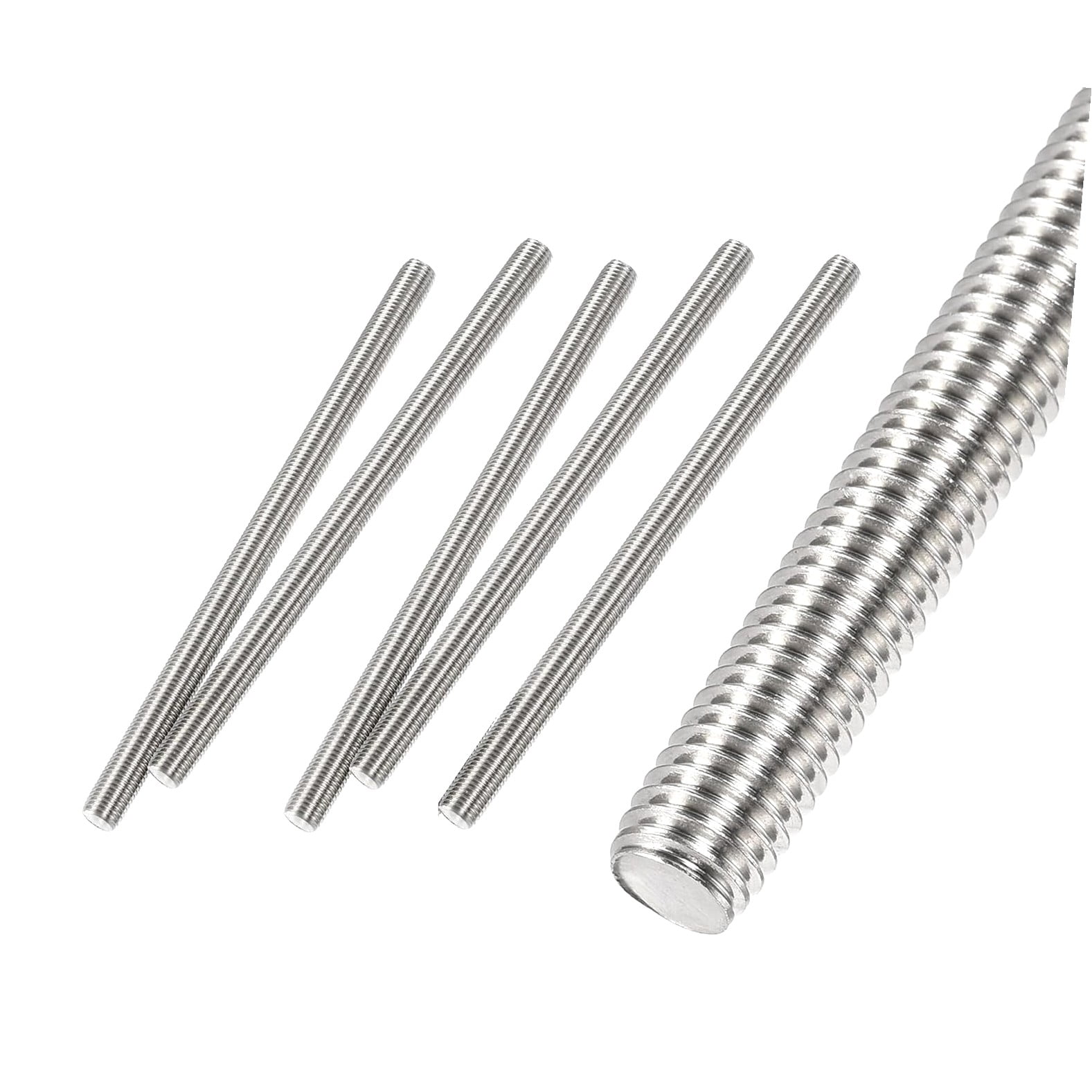 Hyjoy M10 110mm Fully Threaded Rod, 304 Steel Right Hand Threads Rods ...