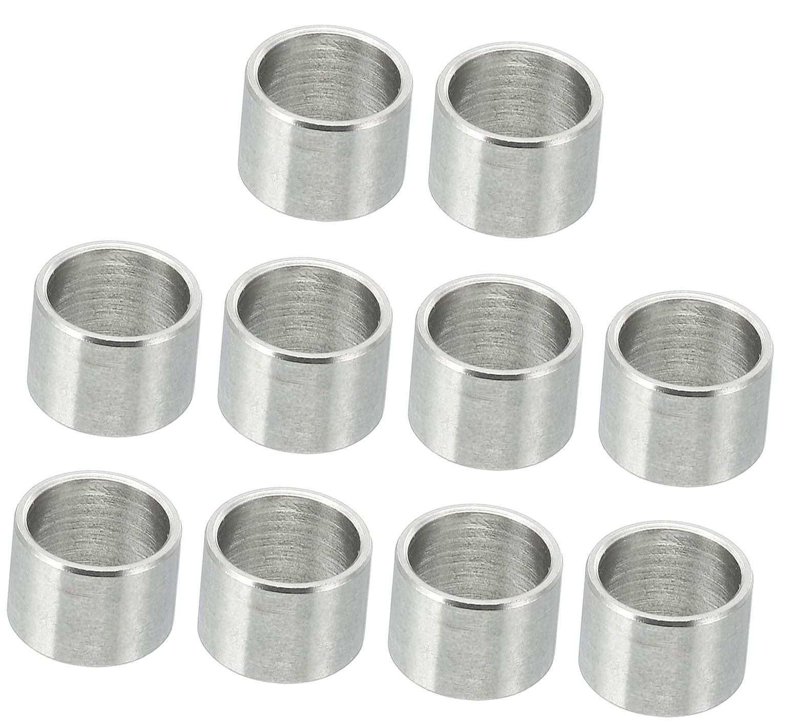 Hyjoy M10 Steel Spacers, 10 Pieces Metal Spacer Steel 10.2mm Inner ...