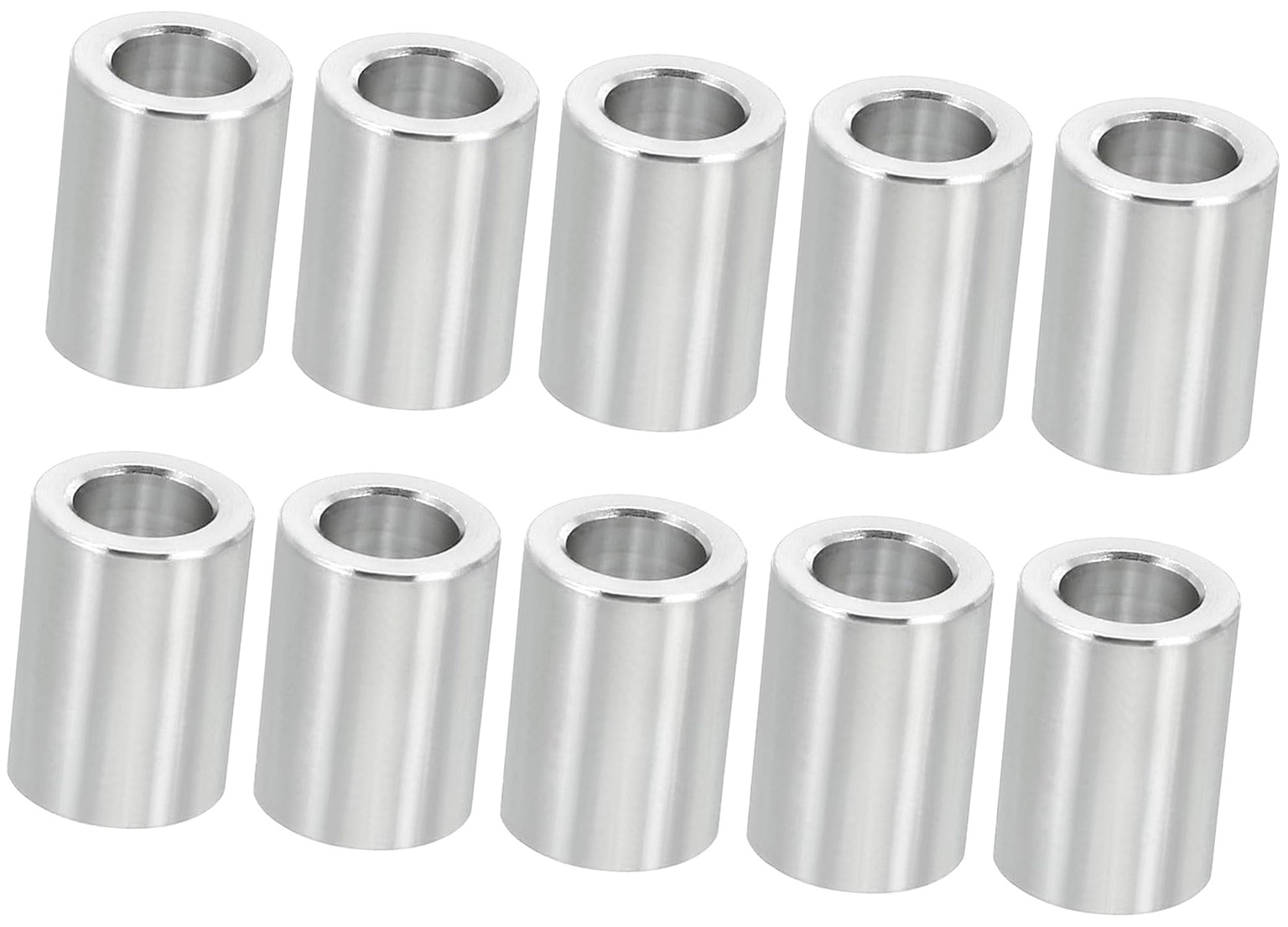 Hyjoy M6 Aluminum Spacers, 10 Pcs Metal Spacer Aluminum 6.2mm ID 10mm ...