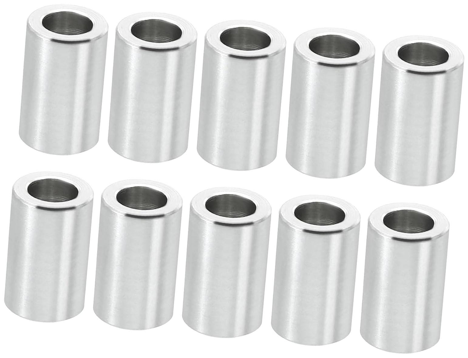Hyjoy M6 Aluminum Spacers, 10 Pcs Metal Spacer Aluminum 6.2mm ID 10mm ...