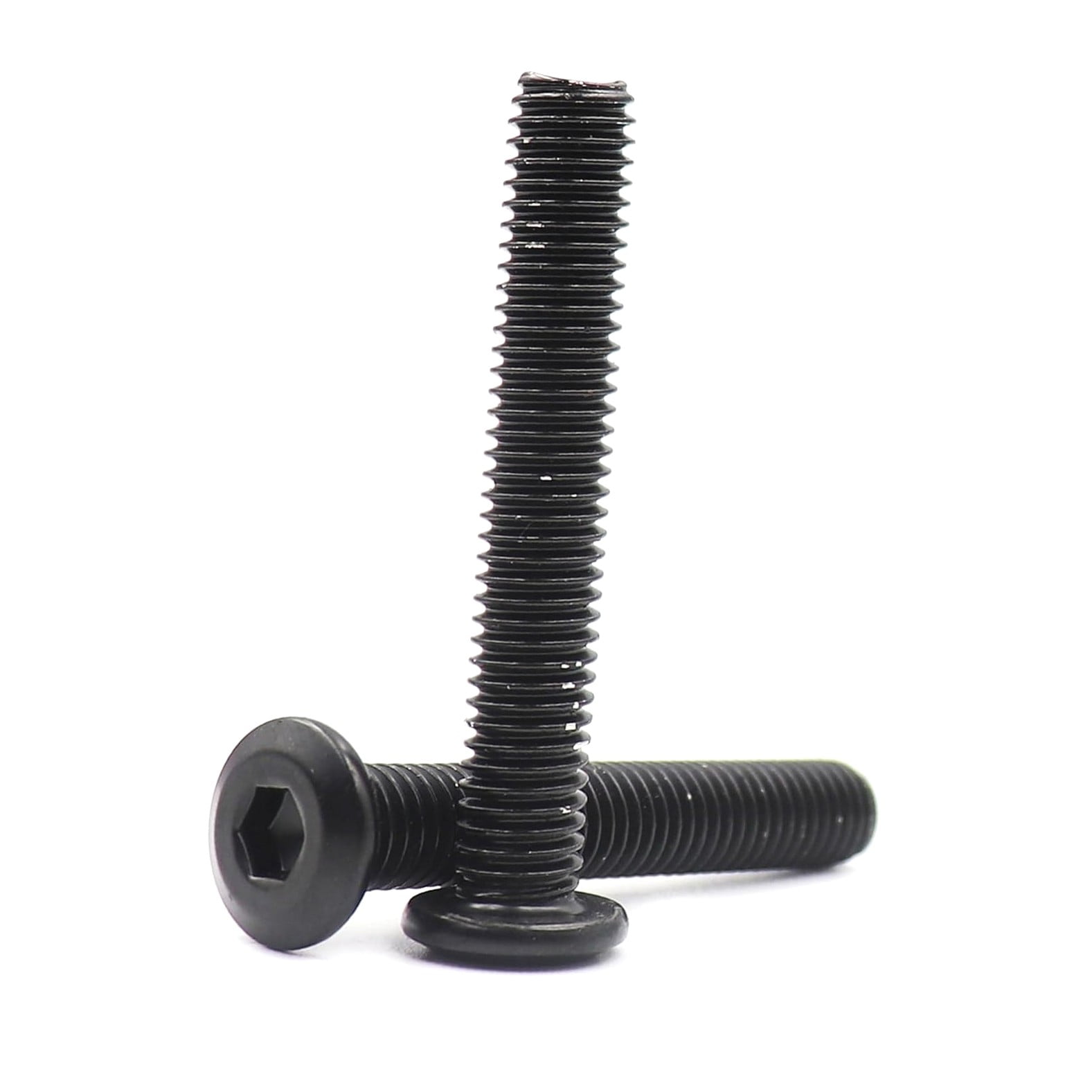 Hyjoy M8 75mm Flat Joint Bolts Cap Screws for Furniture Table 304 Steel ...