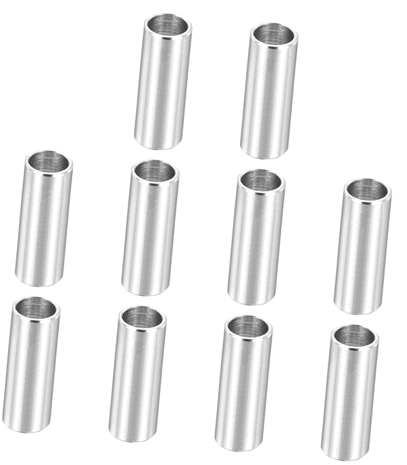 Hyjoy M8 Steel Spacers, 12 Pieces Metal Spacer 8mm ID 10mm OD 30mm ...