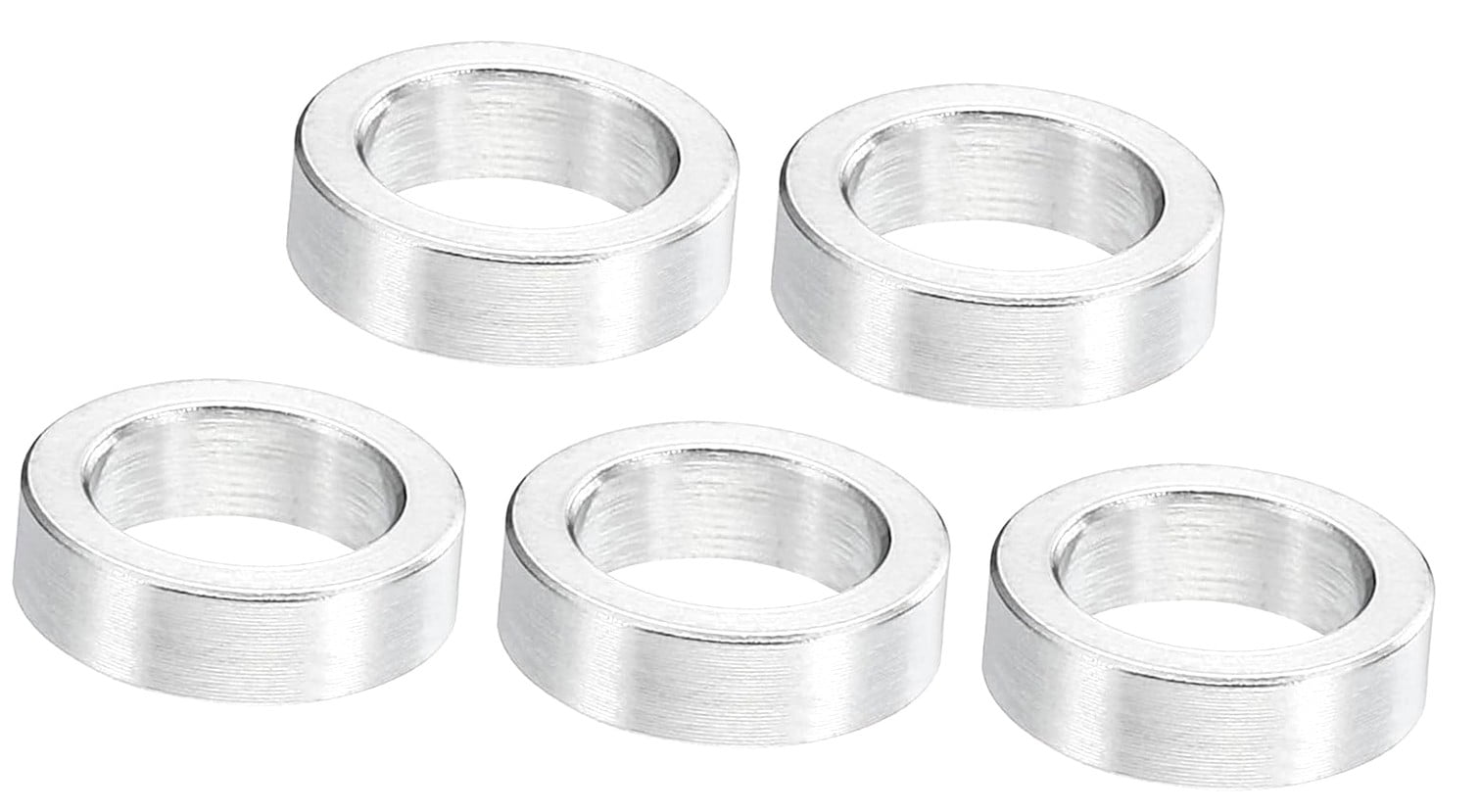 Hyjoy M8 Steel Spacers, 5 Pieces Metal Spacer with 8.2mm Inner Diameter ...